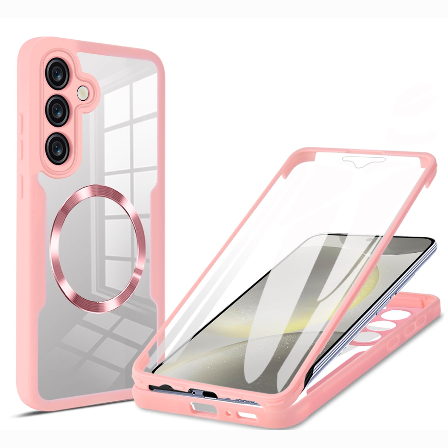 Magnetic for Samsung Galaxy A26 5G Case, [Non-Yellowing Clear] Cover ...