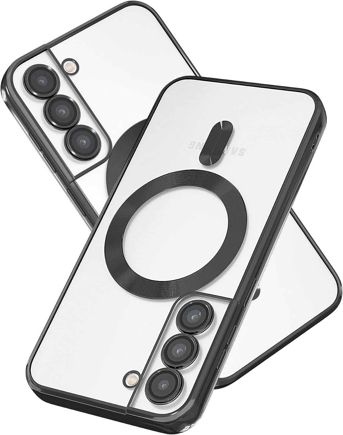 Magnetic for Samsung Galaxy S21 Case,Electroplated Clear Slim Samsung ...