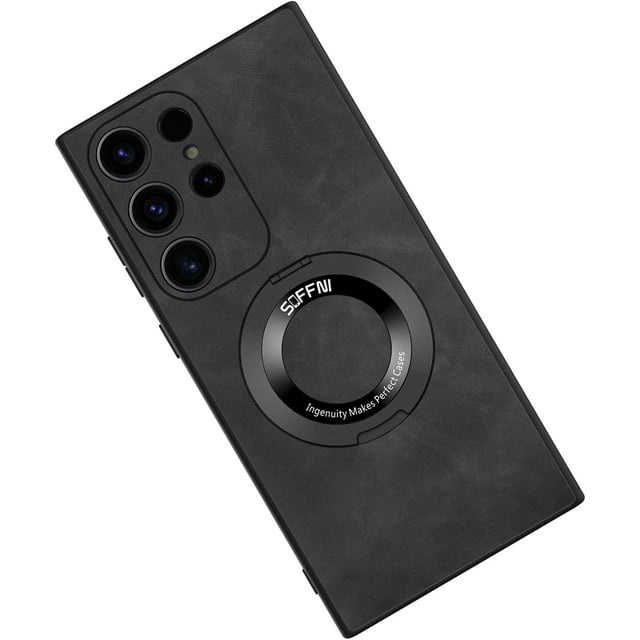 Magnetic for Samsung Galaxy S24 Case with Stand Compatible with MagSafe ...