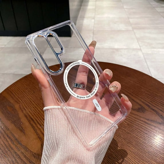 Magnetic for Samsung Galaxy S25 Ultra Case Crystal Clear - Compatible ...