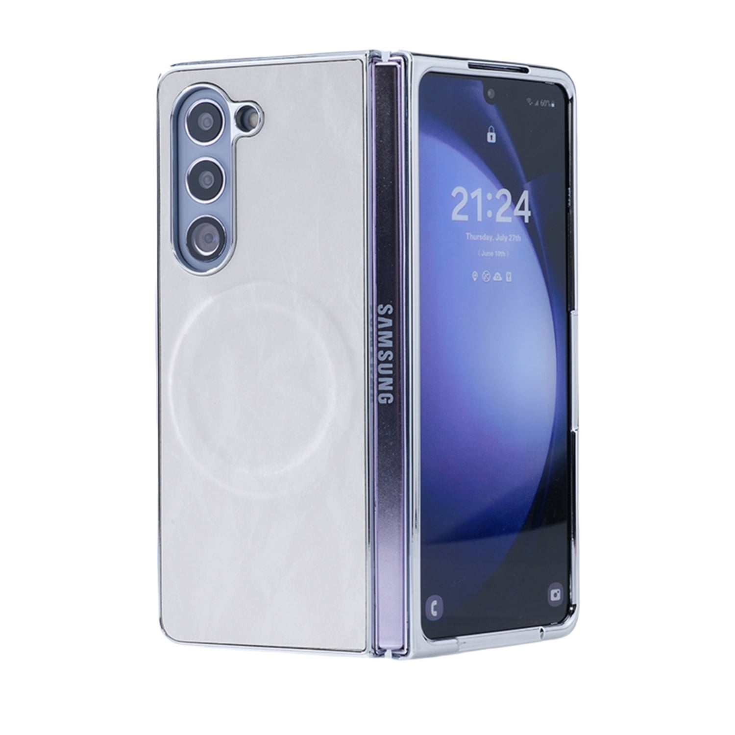 Magnetic For Samsung Galaxy Z Fold 3 Phone Case,With Hinge Protection,Compatible with Mag-Safe ...