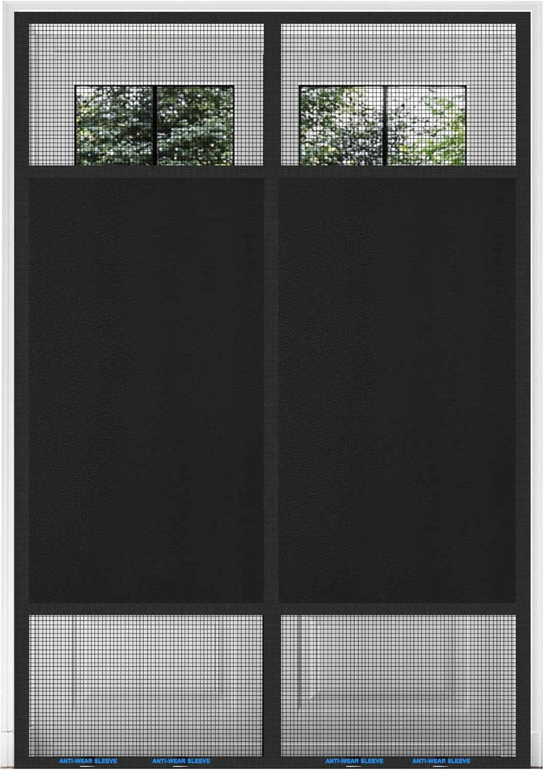 Magnetic Screen Door 72"x80" Blackout – Privacy Protection, Powerful ...