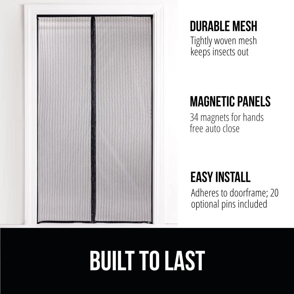 Magnetic Screen Door, Hands Free Mesh Curtain Keeps Bugs and Mosquitos ...