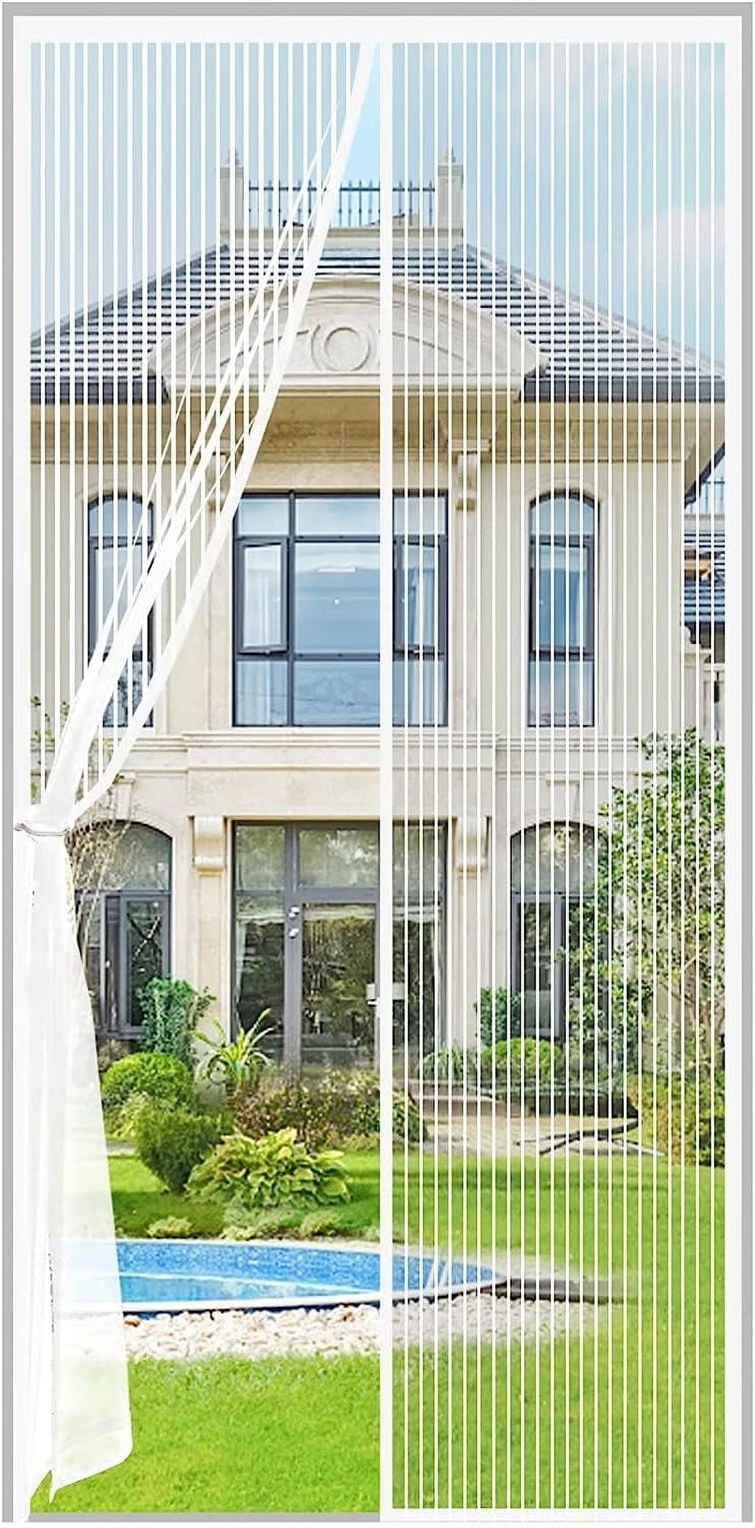 Magnetic Screen Door, Hands Free Self Sealing, Full Frame Magic Tape ...