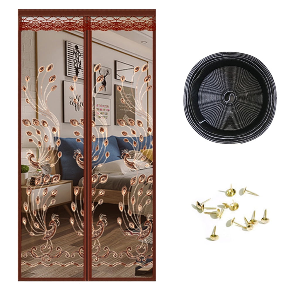 Magnetic Screen Door -Keep Bugs Out,Self Sealing Door Screen Magnetic ...
