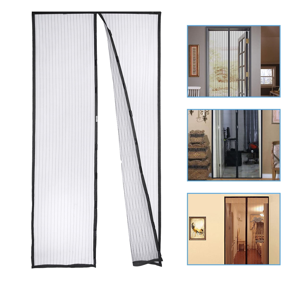 Walmart Magnetic Screen Door Net, Heavy Duty, Hands Free, Kid & Pet ...