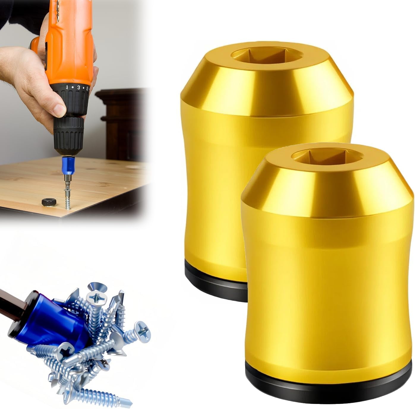 Magnetic Screw Holder Ring for Screwdriver Bits | 2026 Upgrade Magnetic ...