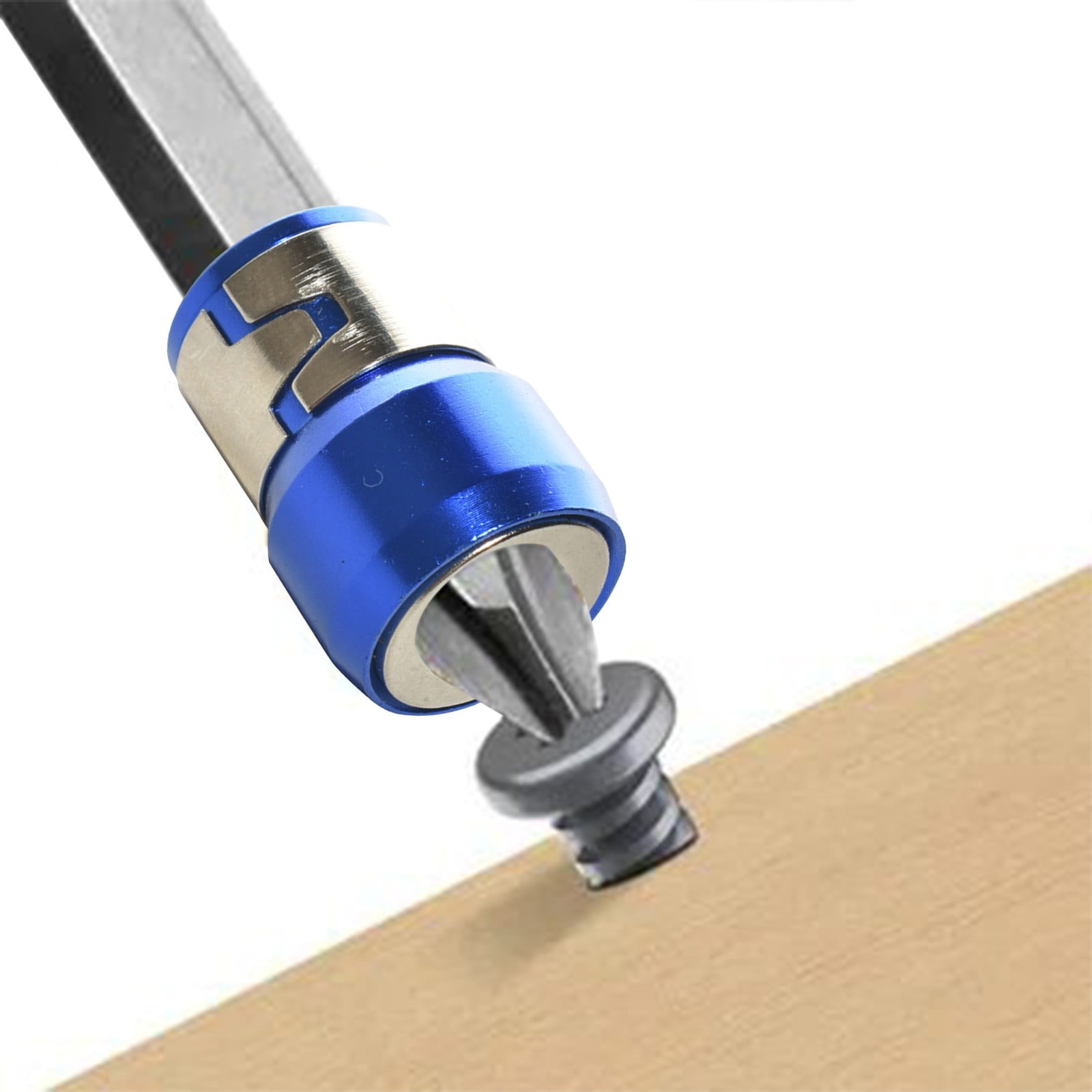 Magnetic Screw Ring Holder, Hex Screwdriver Bit Organizer, Removable ...