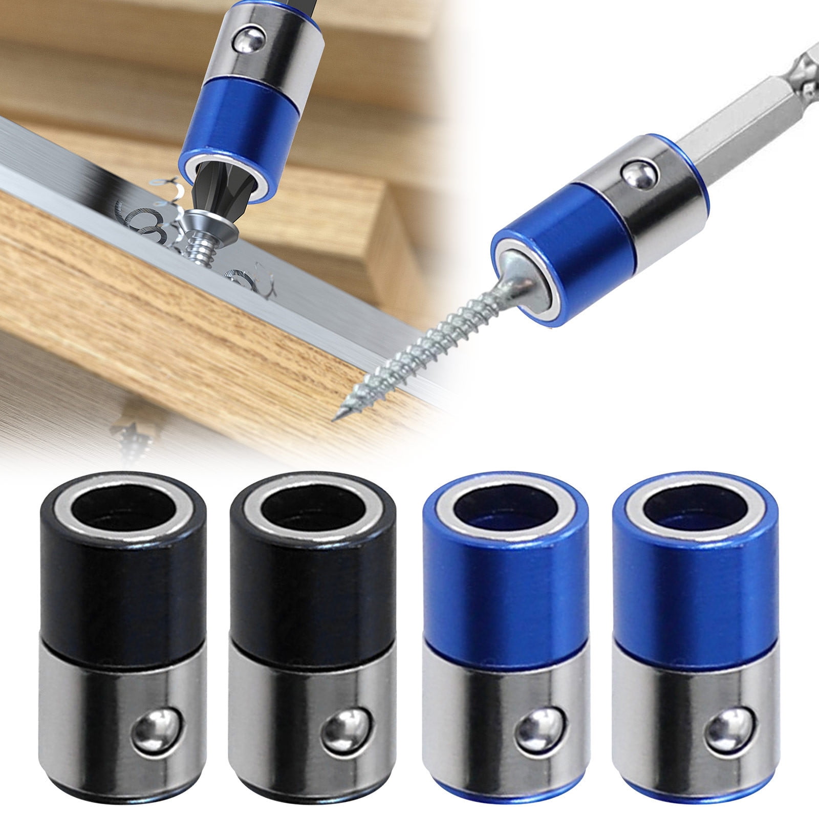 Magnetic Screwdriver Bit Magnetizer Rings | Upgrade Stainless Steel ...