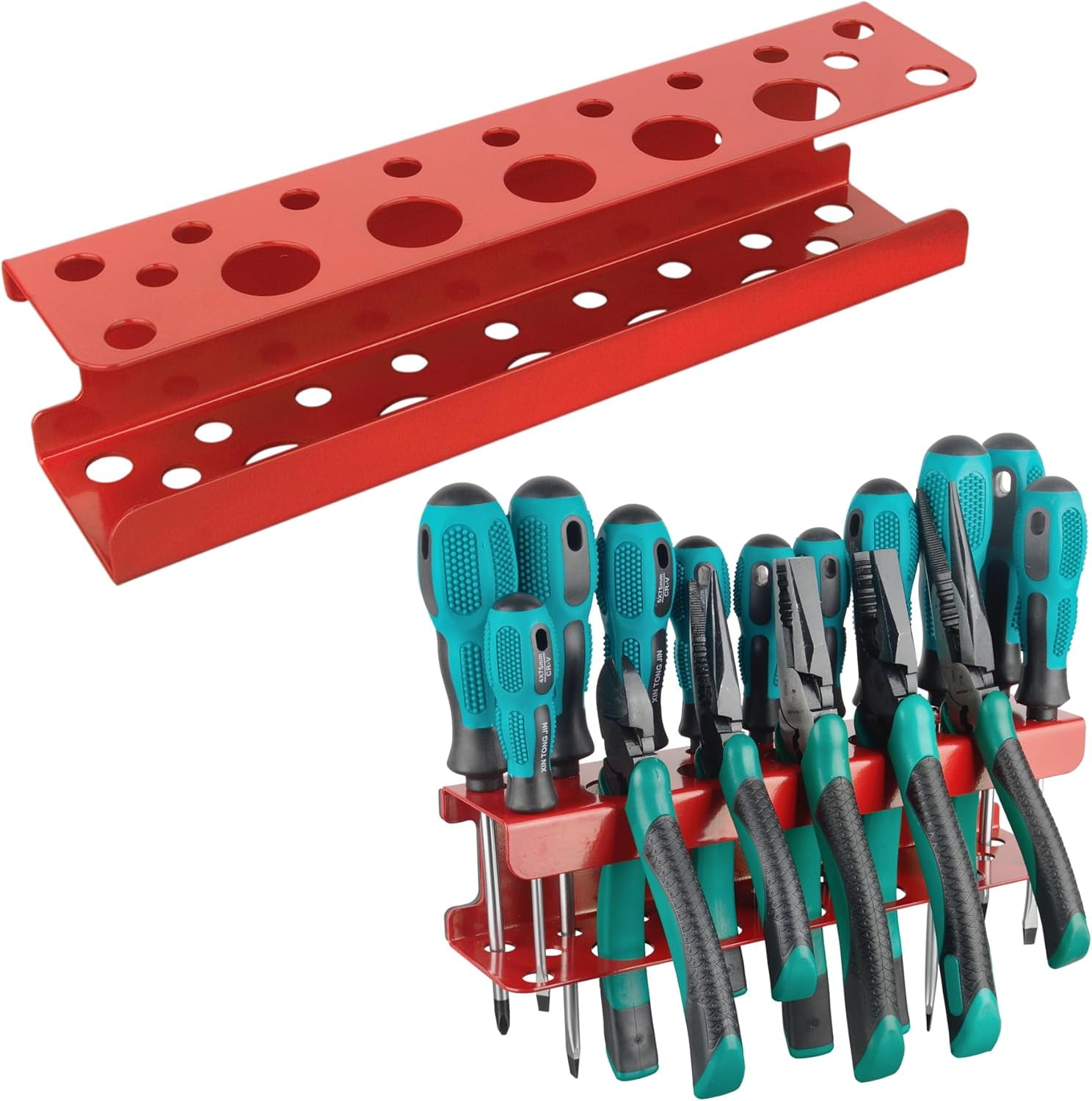 Magnetic Screwdriver Rack,1PCS Heavy Duty Magnetic Mount Red ...