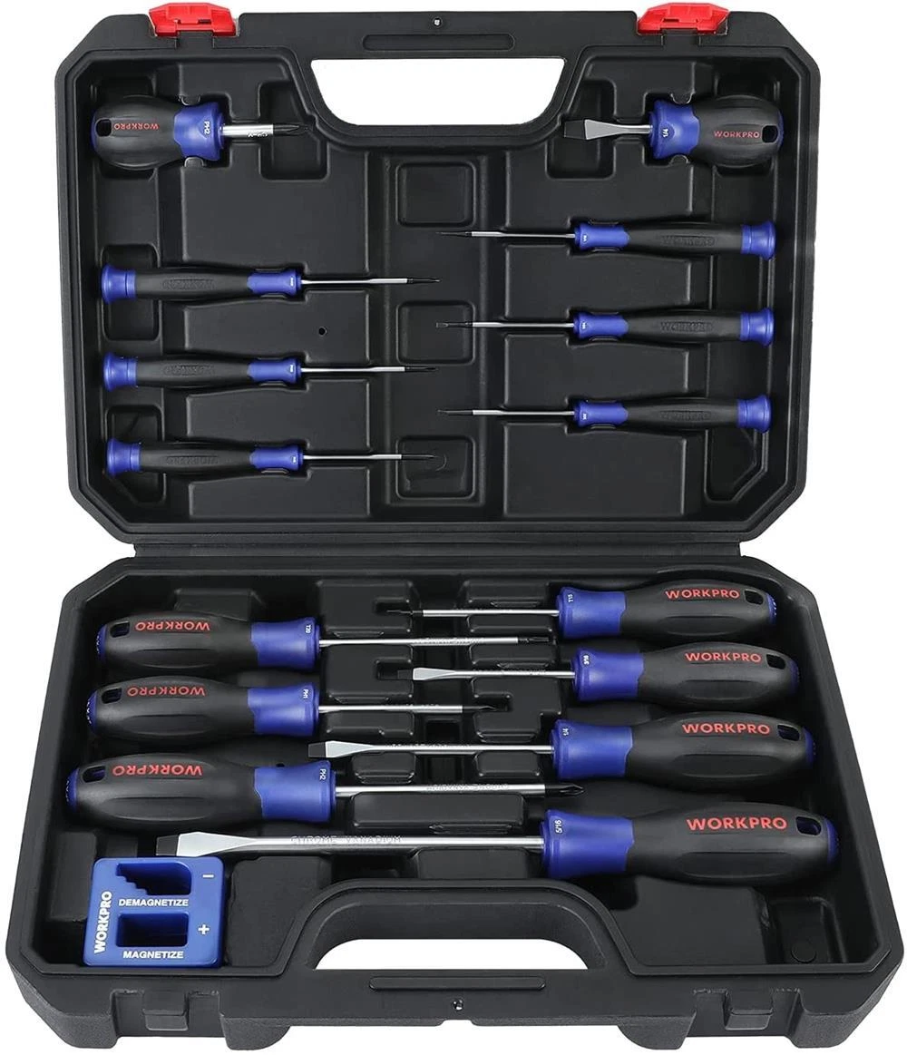 Magnetic Screwdriver Set 16PC Torx Slotted Phillip Precision ...