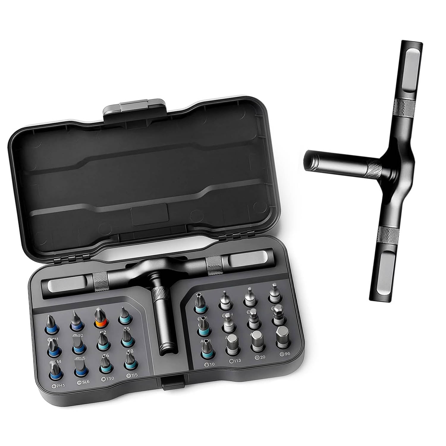 Magnetic Screwdriver Set, DIY Ratchet Screwdriver Set with Detachable ...