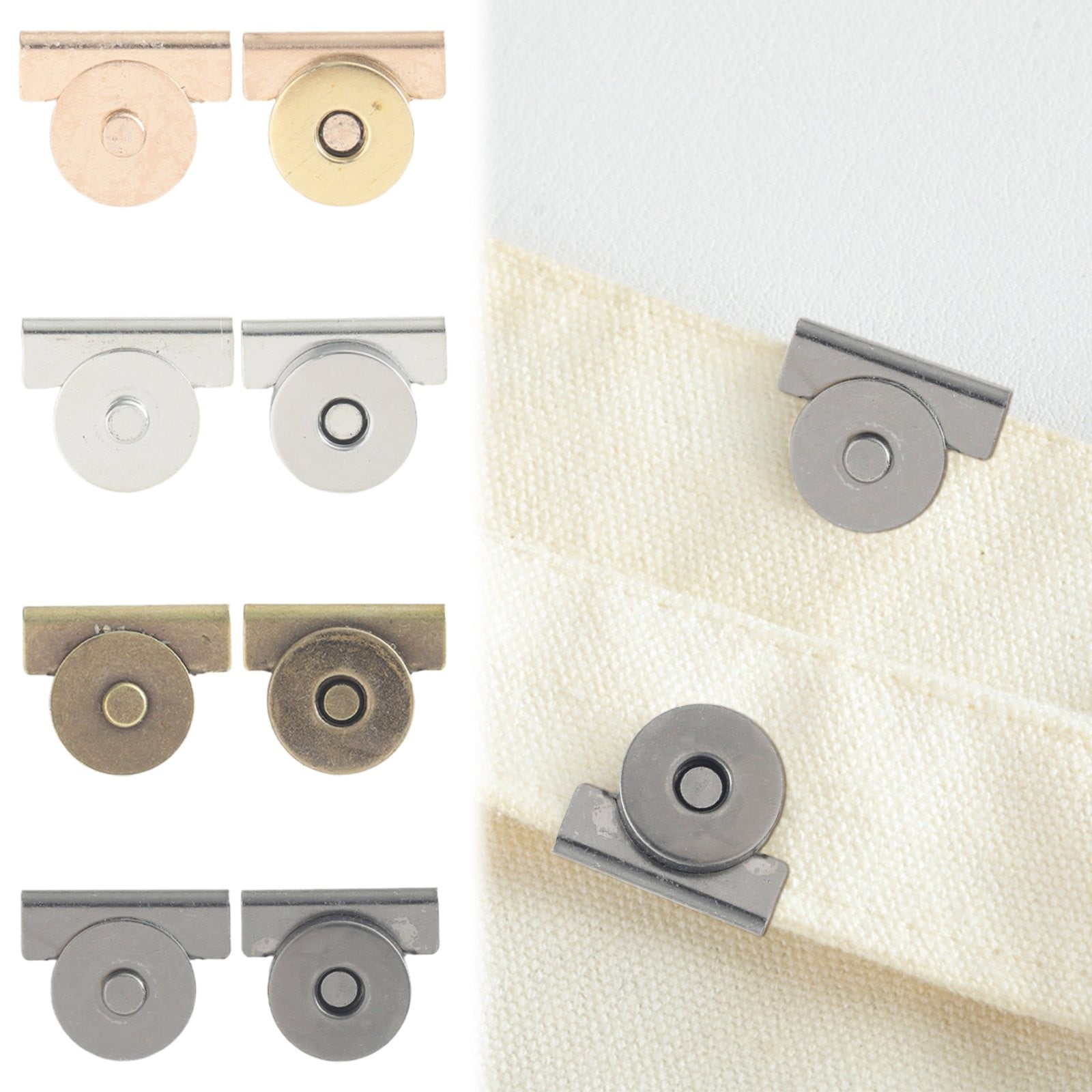 Magnetic Seamless Snap Buckle No Sew Magnetic Buttons and Clasp for ...