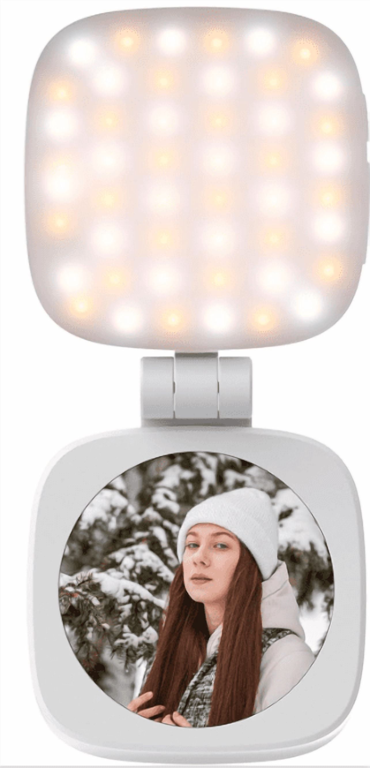 Magnetic Selfie Light Compatible with Smartphone, Folding LED ...