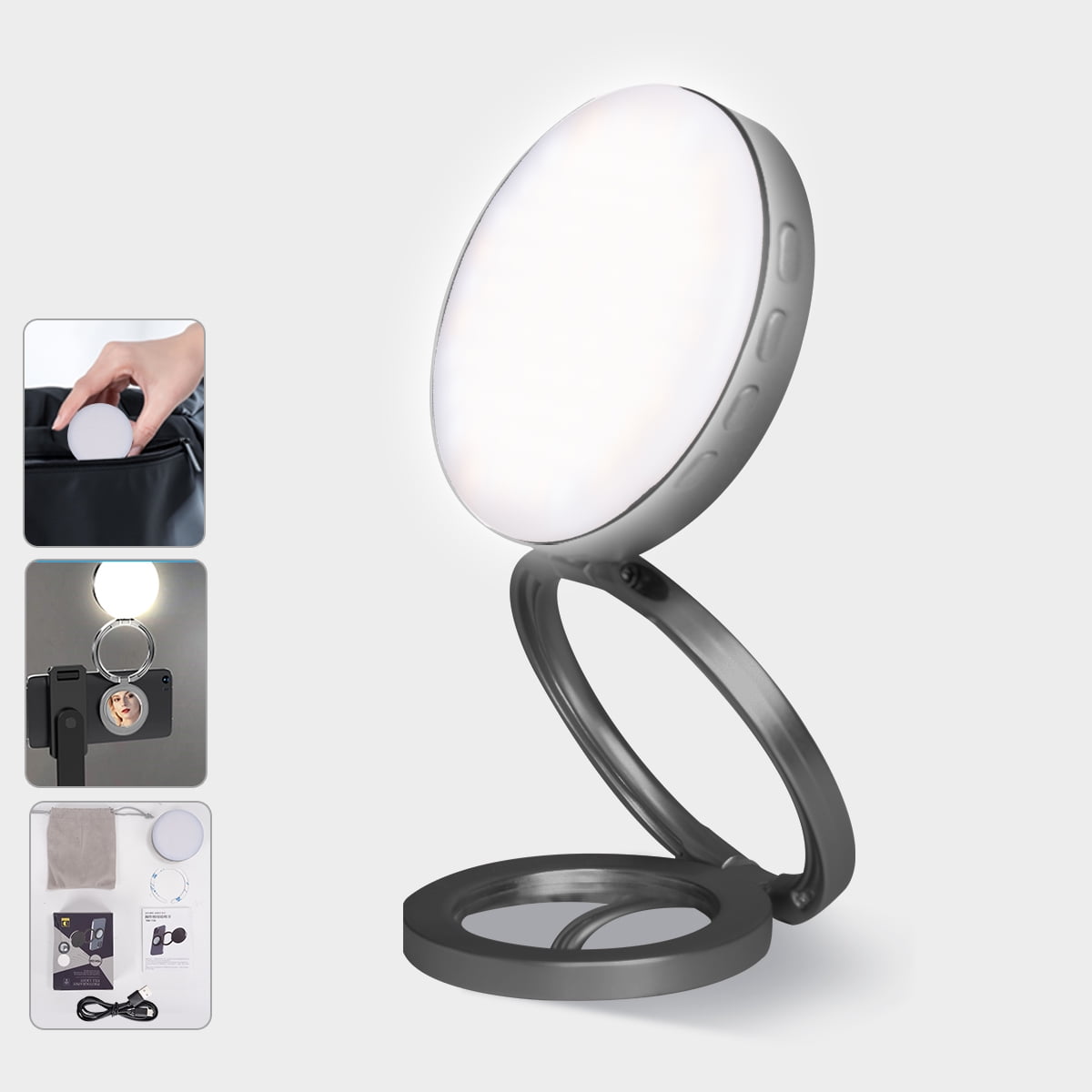 Magnetic Selfie Light, LED Fill Light Compatible with Magsafe, LED ...
