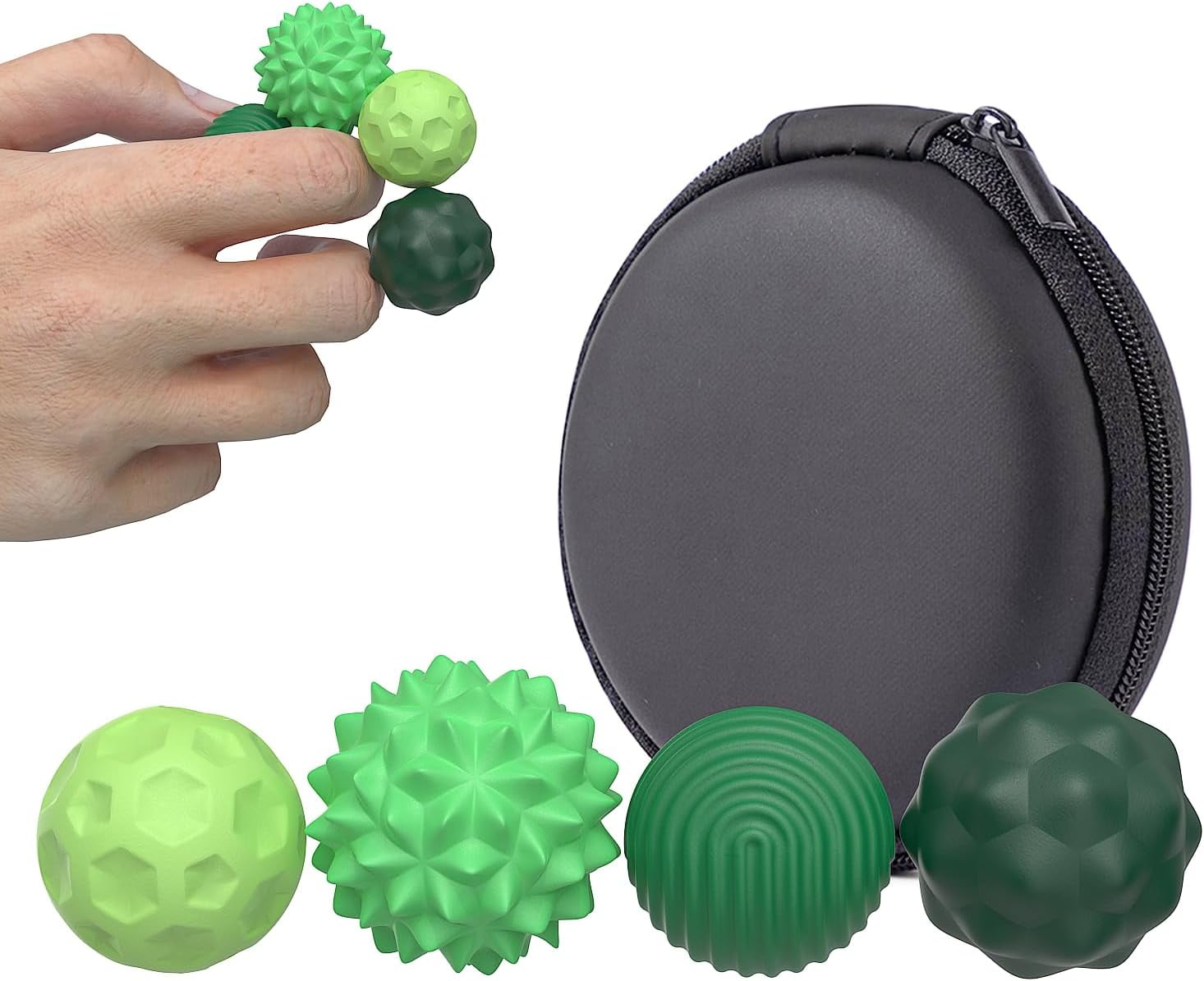 Magnetic Sensory Fidget Ball Toy, Attracting Stress Ball with Silicone ...
