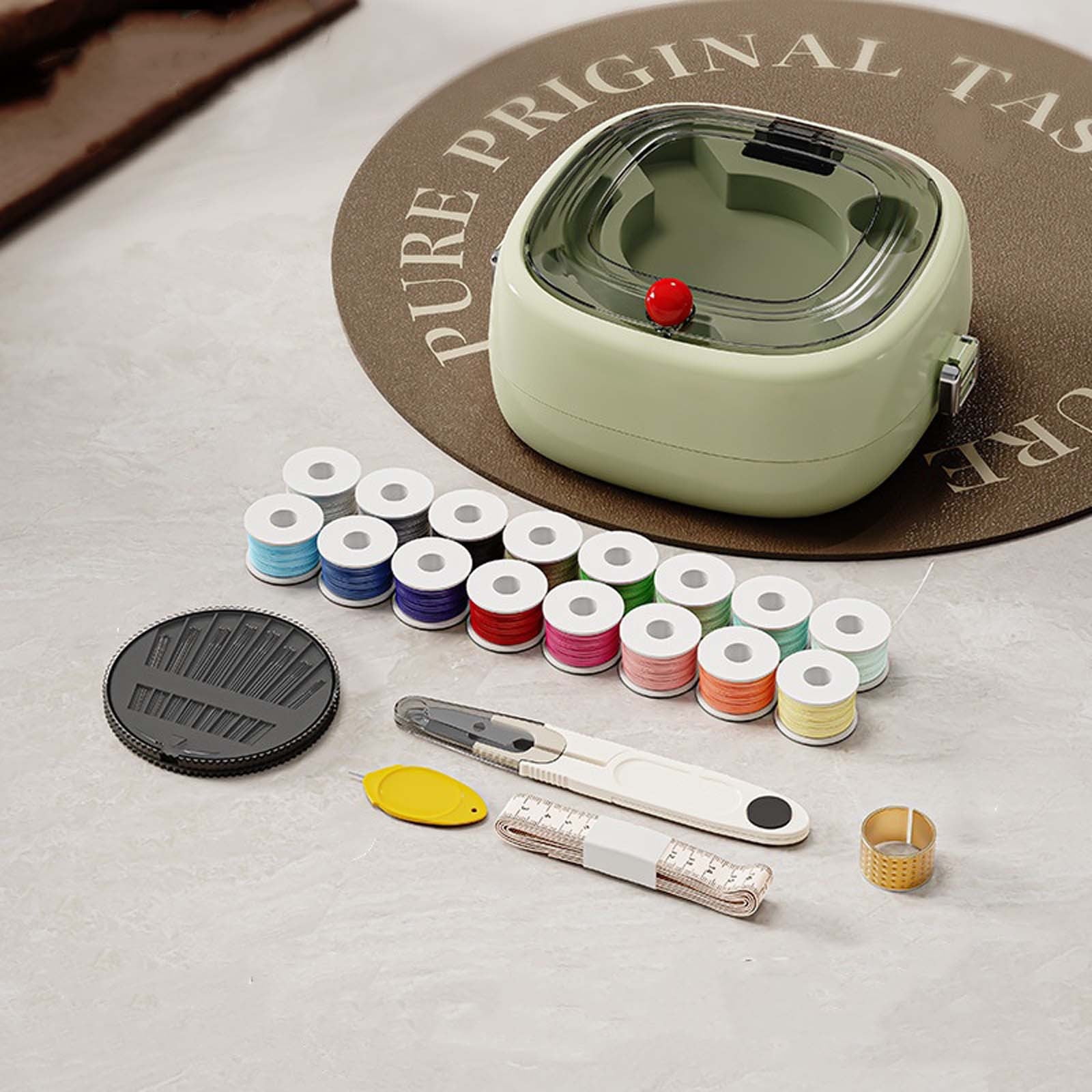 Magnetic Sewing Needle Thread Box | Portable Double-Layer Organizer ...