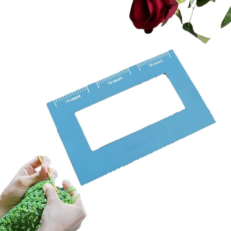 Magnetic Sewing Positioning Tool with Scale - Cross Stitch Line Finder ...