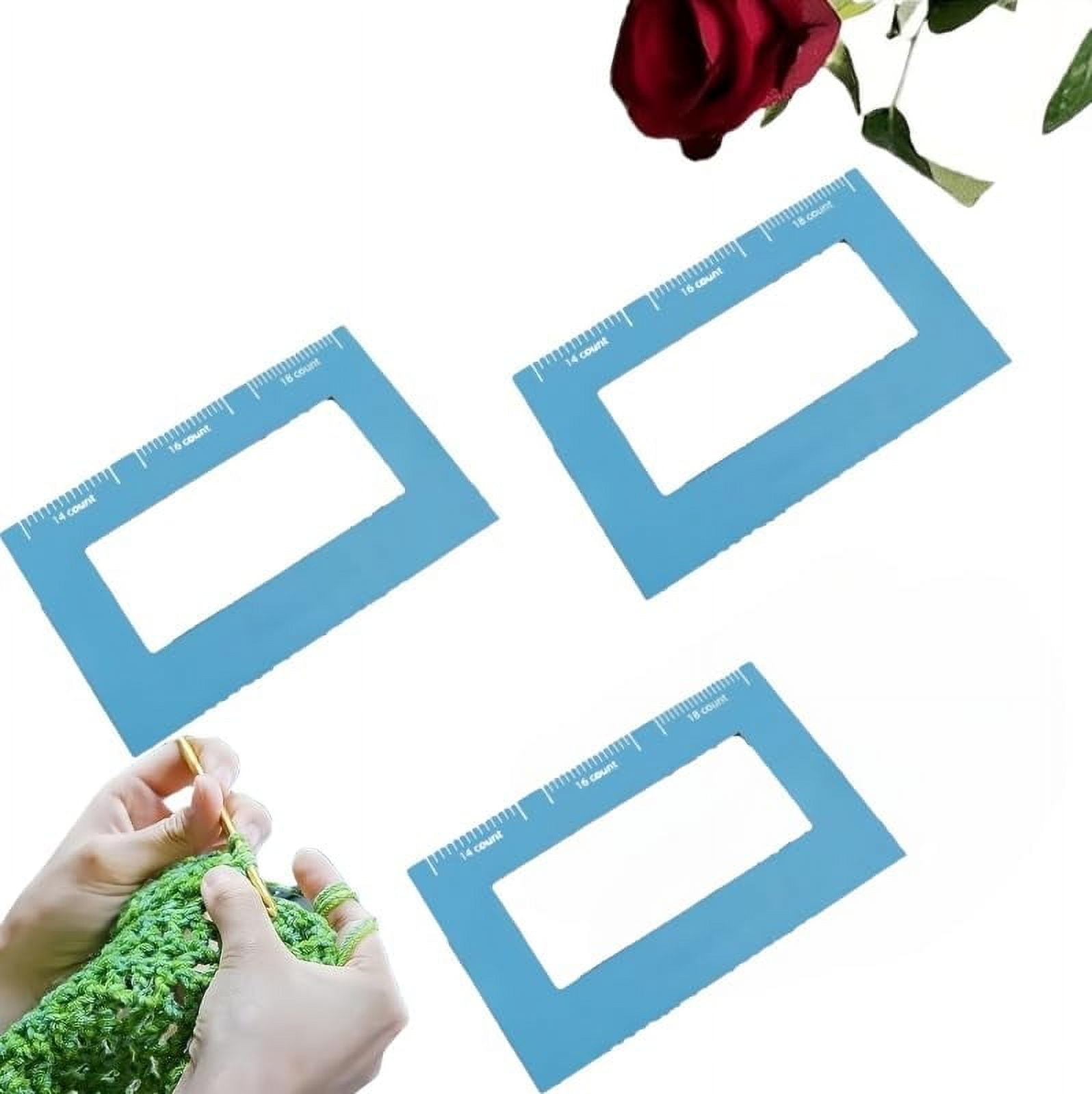 Magnetic Sewing Positioning Tool with Scale - Cross Stitch Line Finder ...