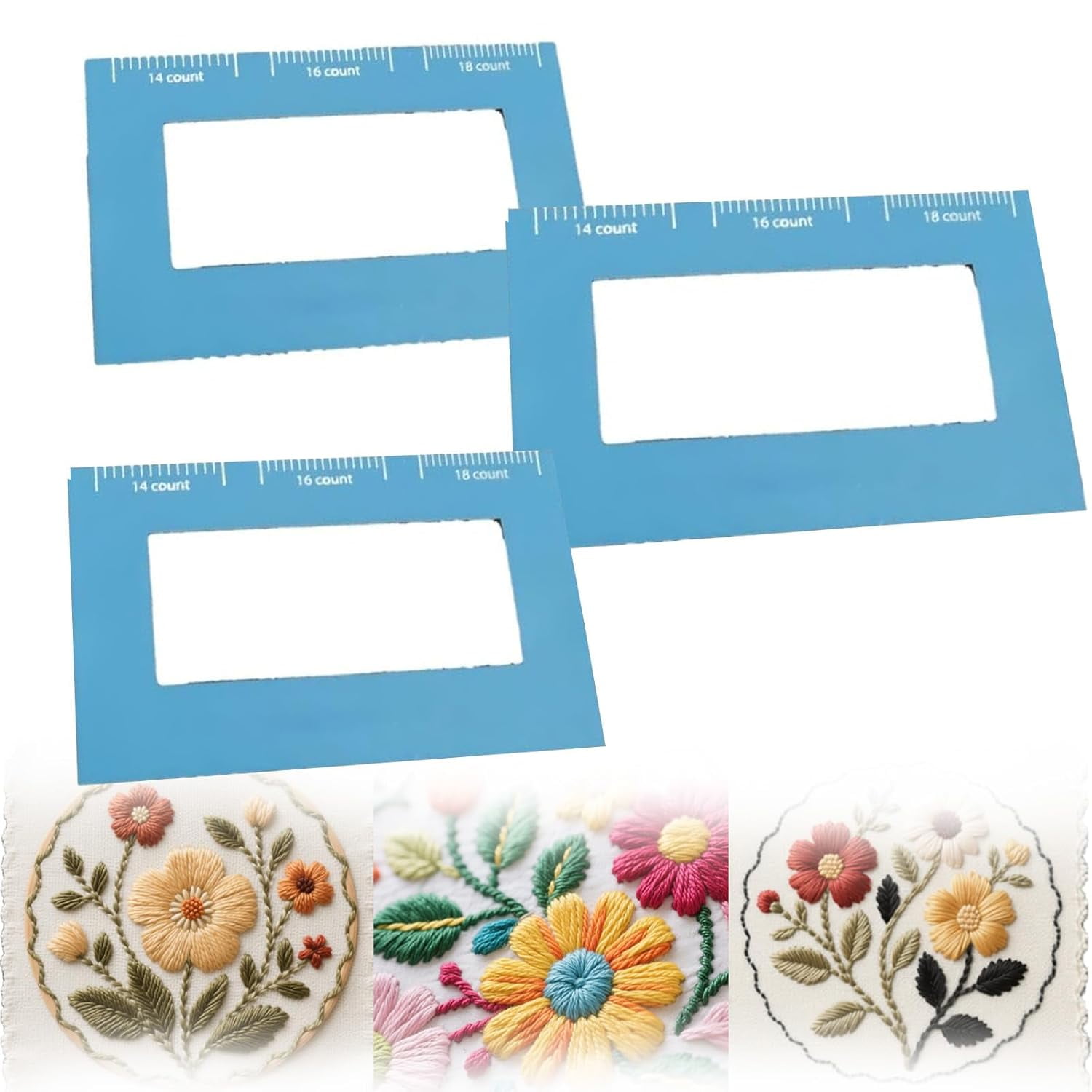 Magnetic Sewing Positioning Tool with Scale, Cross Stitch Magnetic Line ...