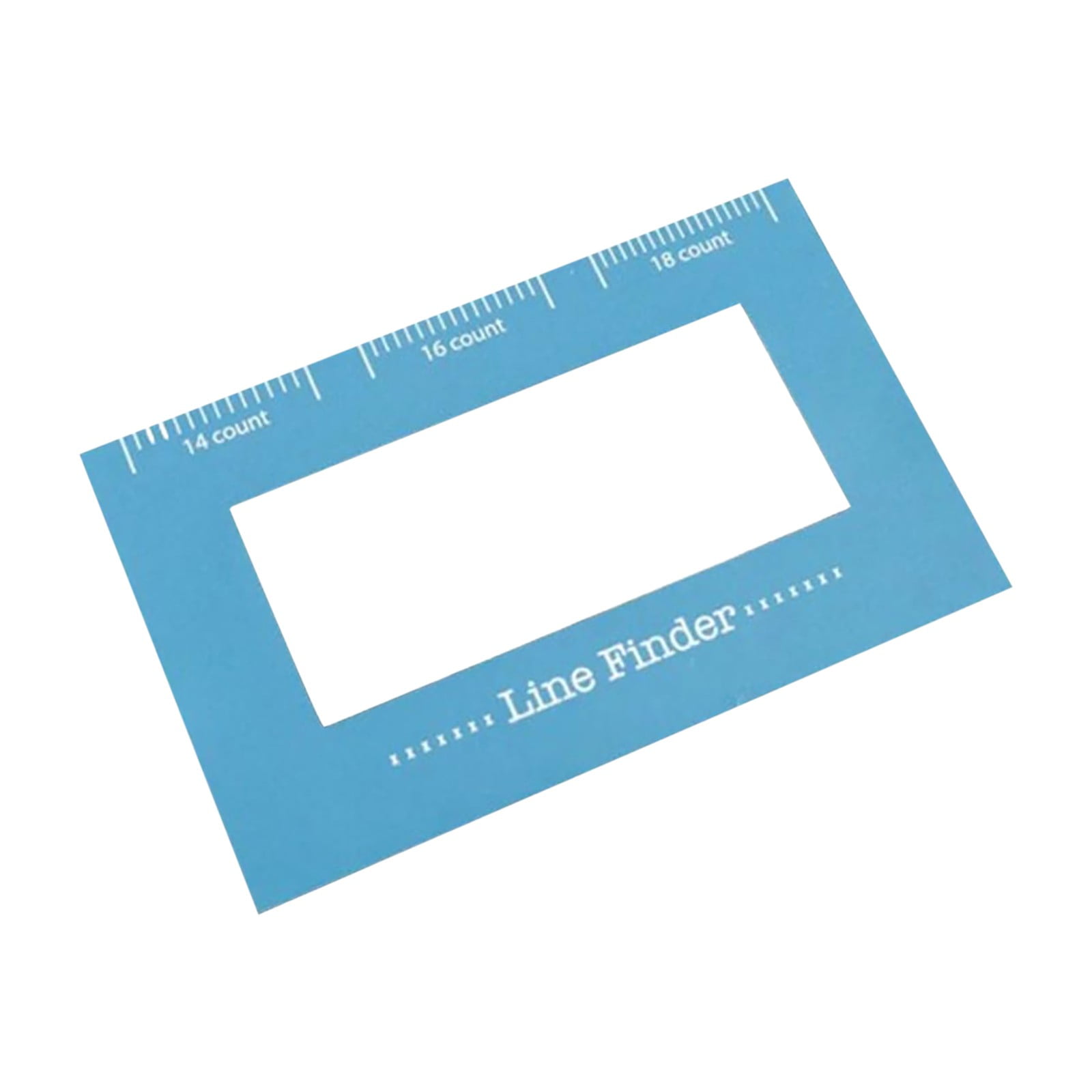 Sewing Ruler with Locator Cross-Stitch Template & Embroidery Guide ...