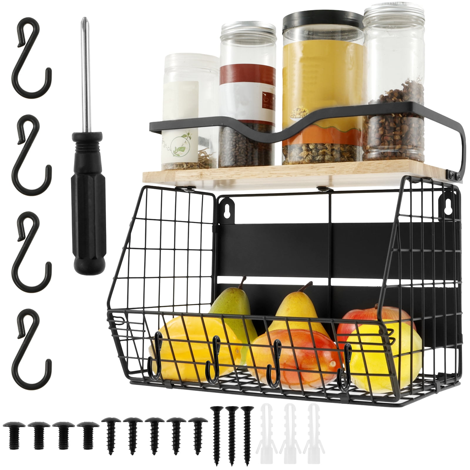 Magnetic Shelf for Refrigerator Detachable Large Capacity Magnetic ...