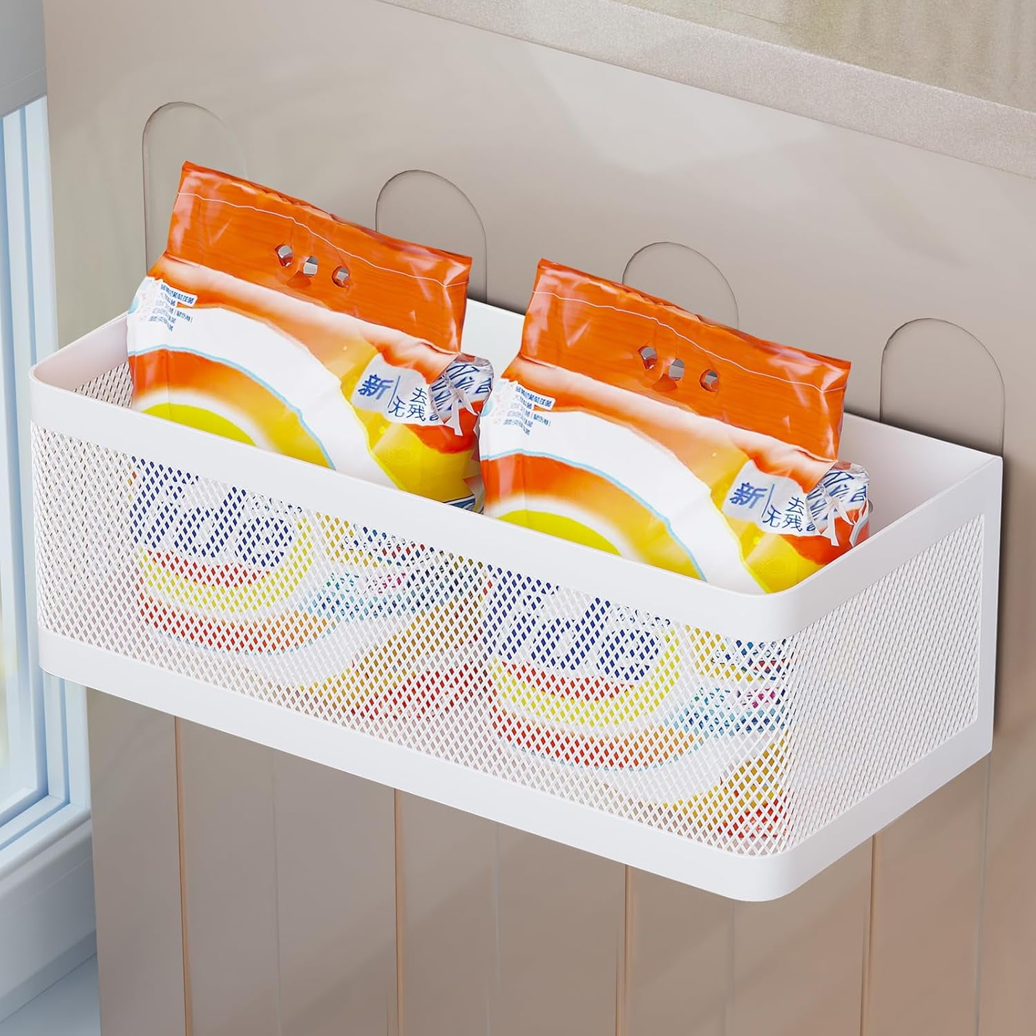 Magnetic Shelf for Washing Machine Magnetic Organizer for Laundry ...