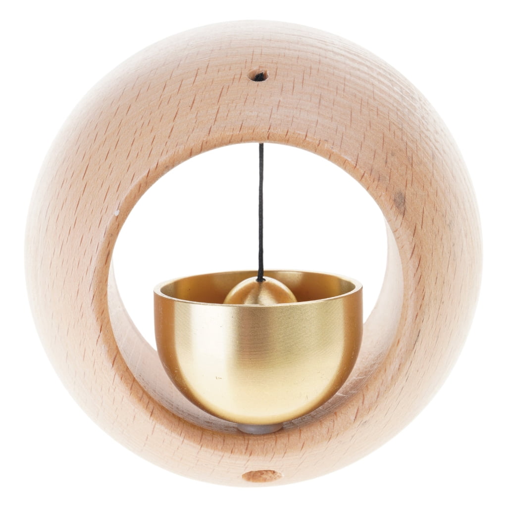 Magnetic Shopkeepers Bell for Door Opening Wood Doorbell Wind Chime ...