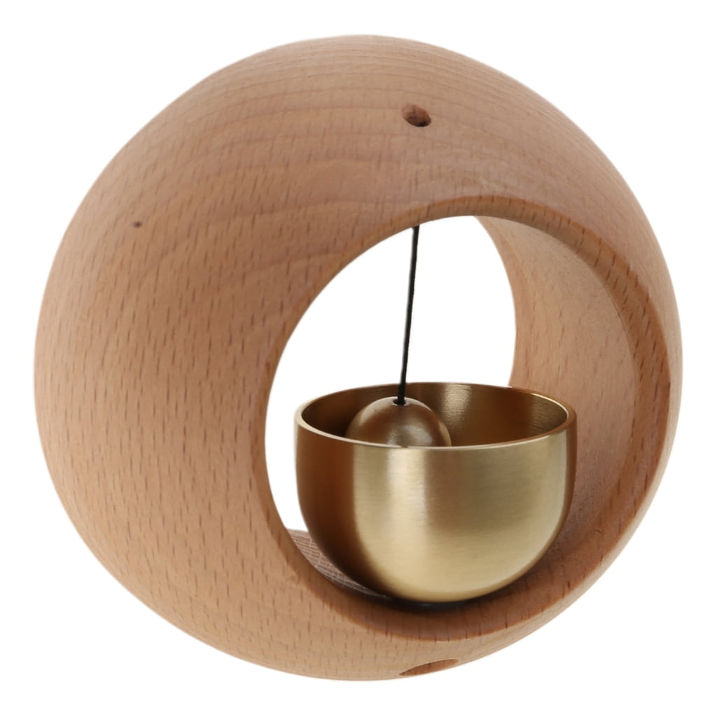 Magnetic Shopkeepers Bell for Door Opening Wood Doorbell Wind Chime ...