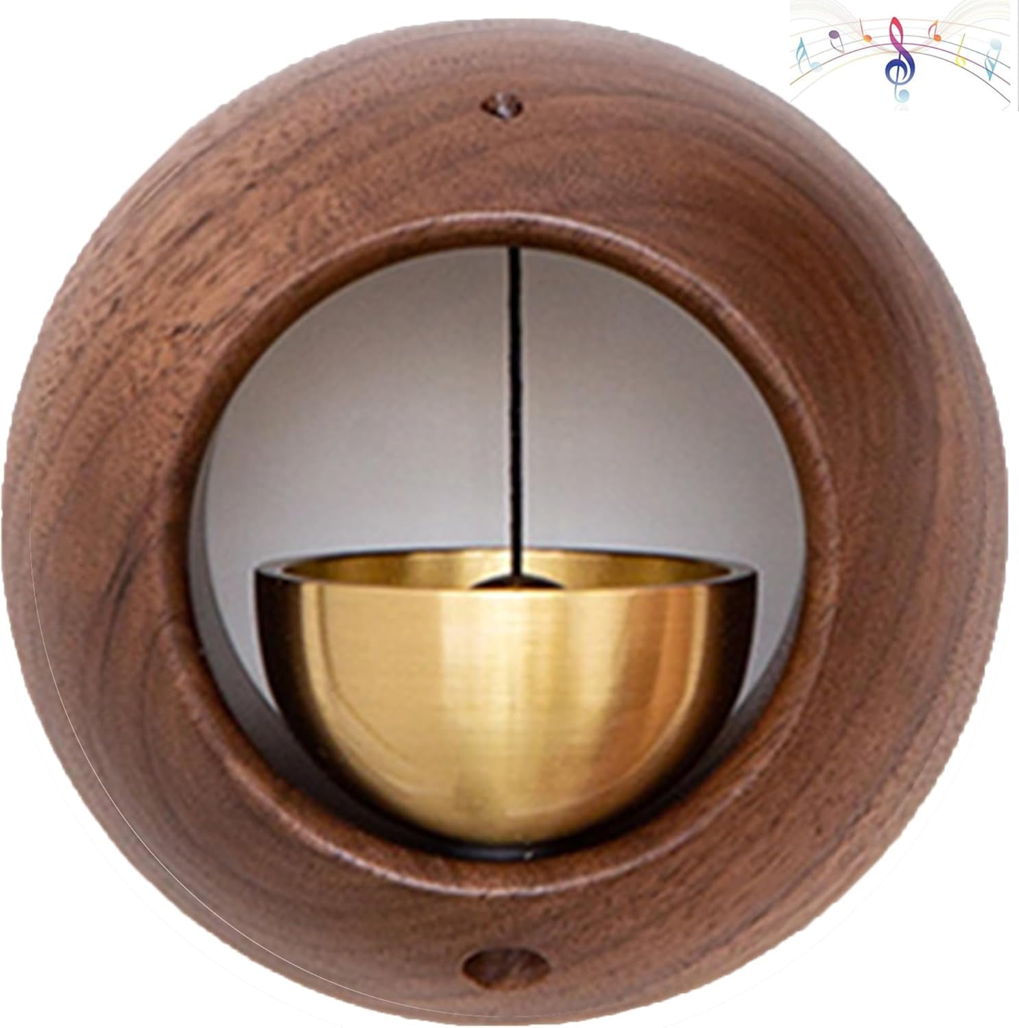 Magnetic Shopkeepers Bell for Door Opening Wood Doorbell with Brass ...