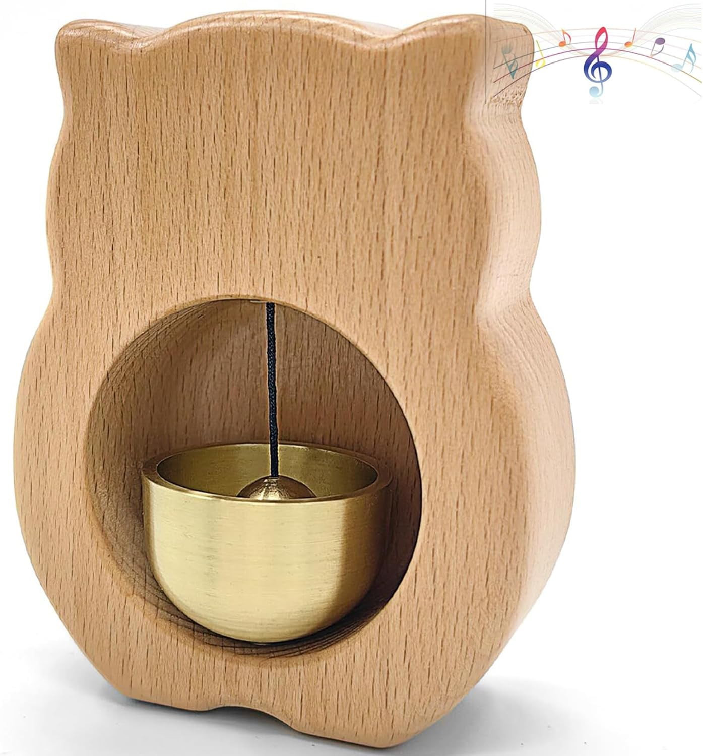 Magnetic Shopkeepers Bell for Door Opening Wood Doorbell with Brass ...