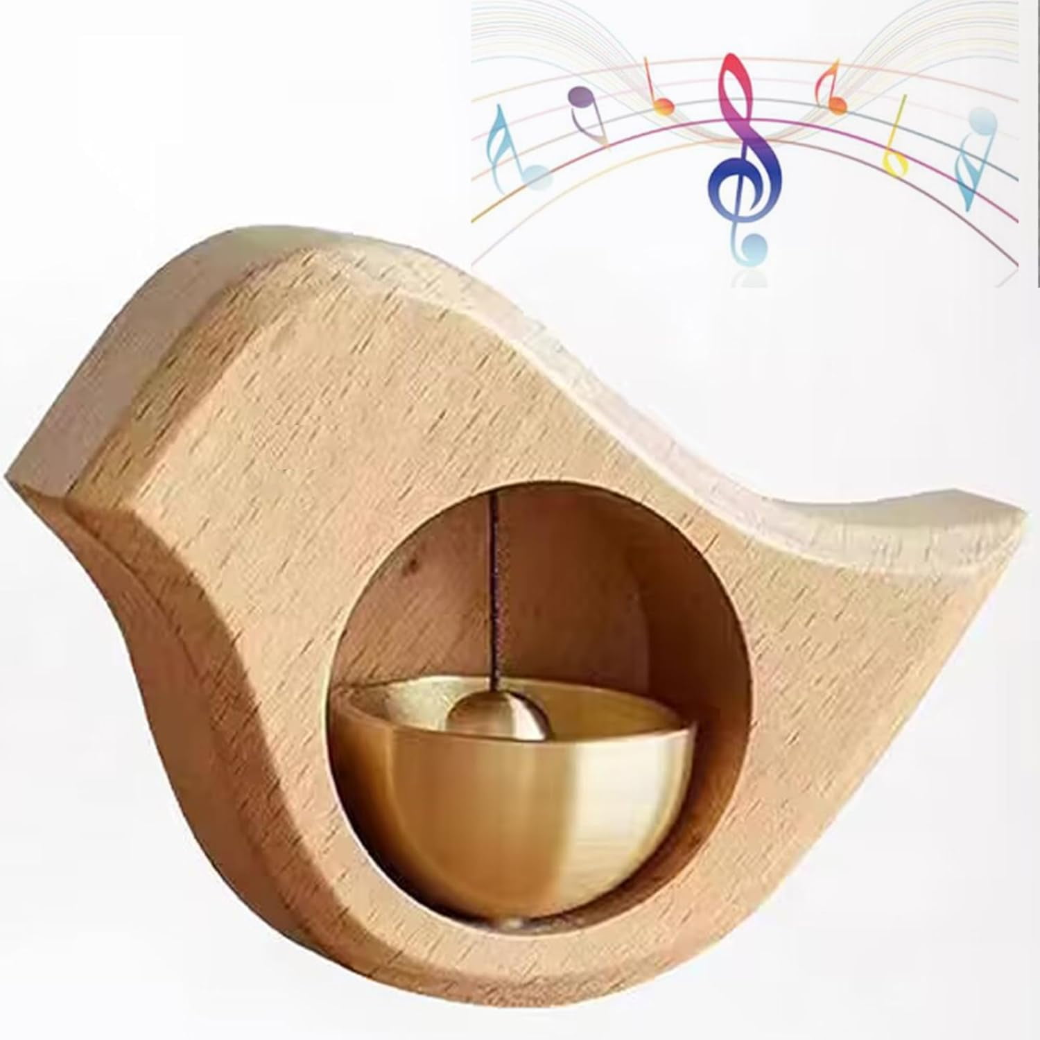 Magnetic Shopkeepers Bell for Door Opening Wood Doorbell with Brass ...