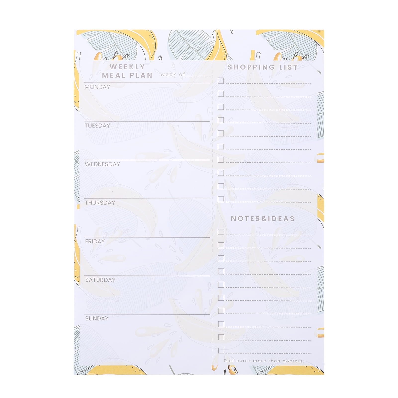 Magnetic Shopping List Notepad Memo Pad Refrigerator Shopping List ...