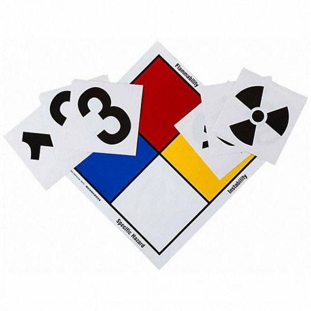 Magnetic Sign Kit Hazard Diamond NFR Magnetic Vinyl 4.5 in. x 4.5 in ...
