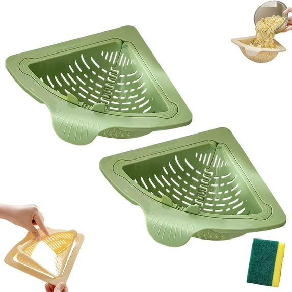 Magnetic Sink Drain Basket, Triangular Drain Basket, Kitchen Sink ...
