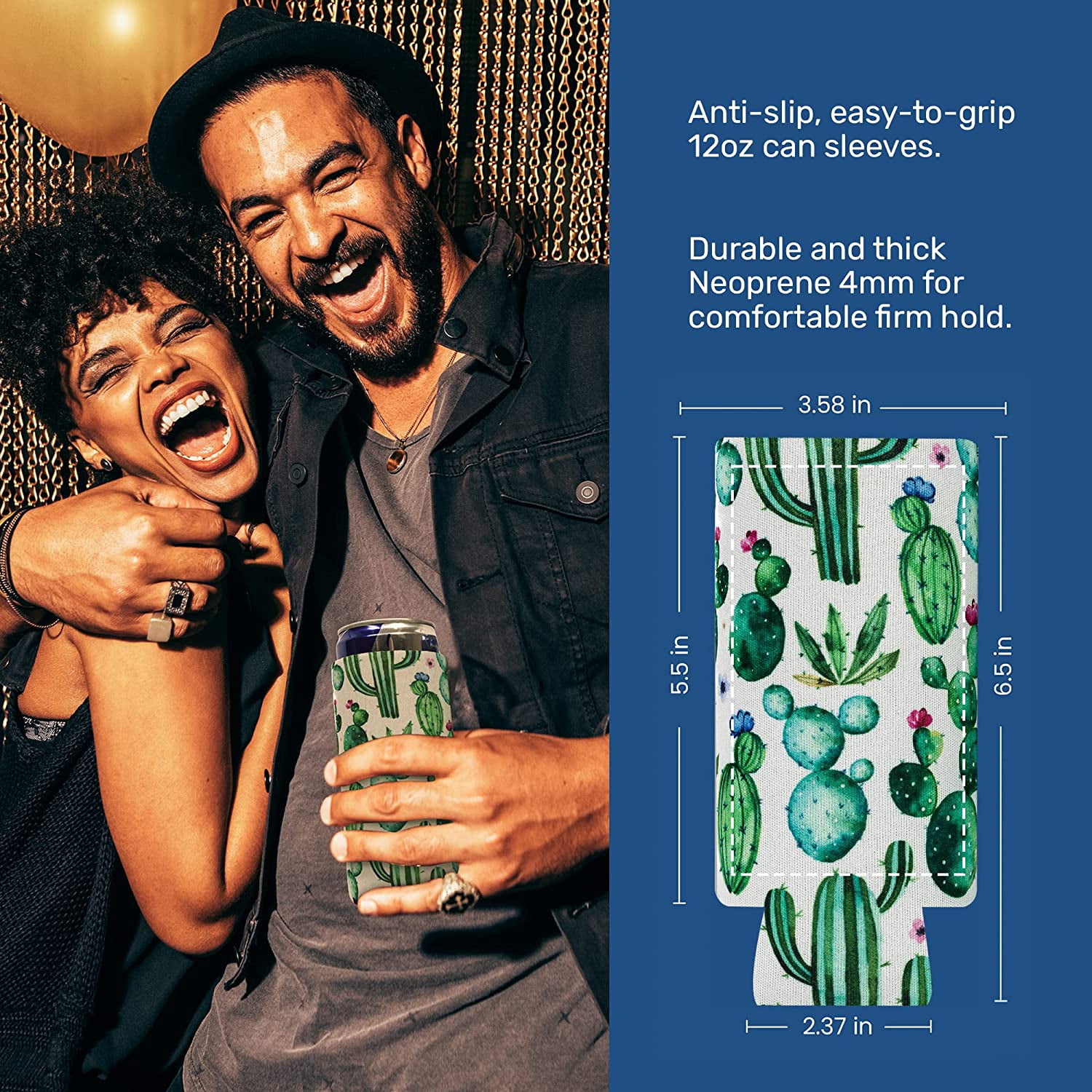 Magnetic Slim Can Cooler Sleeve, Beer/Energy 3 Magnet vs 2 Magnets ...