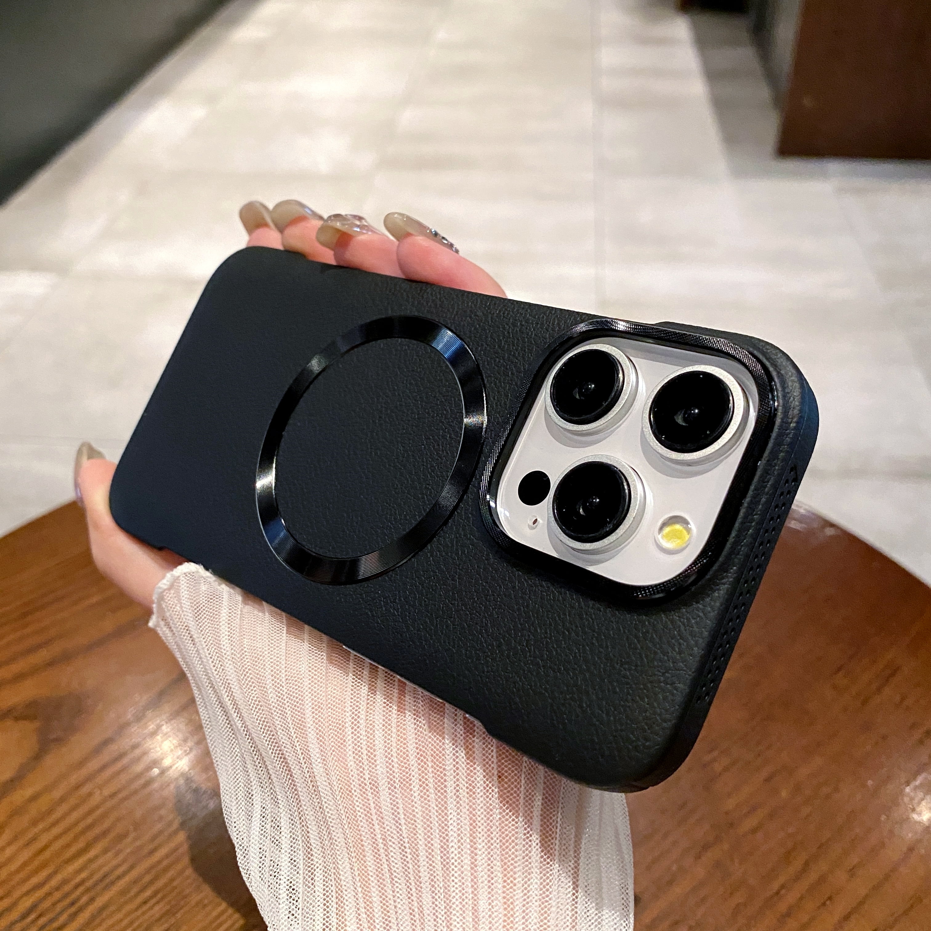 Magnetic Slim Case for iPhone 12 Compatible with MagSafe, Ultra-Thin ...