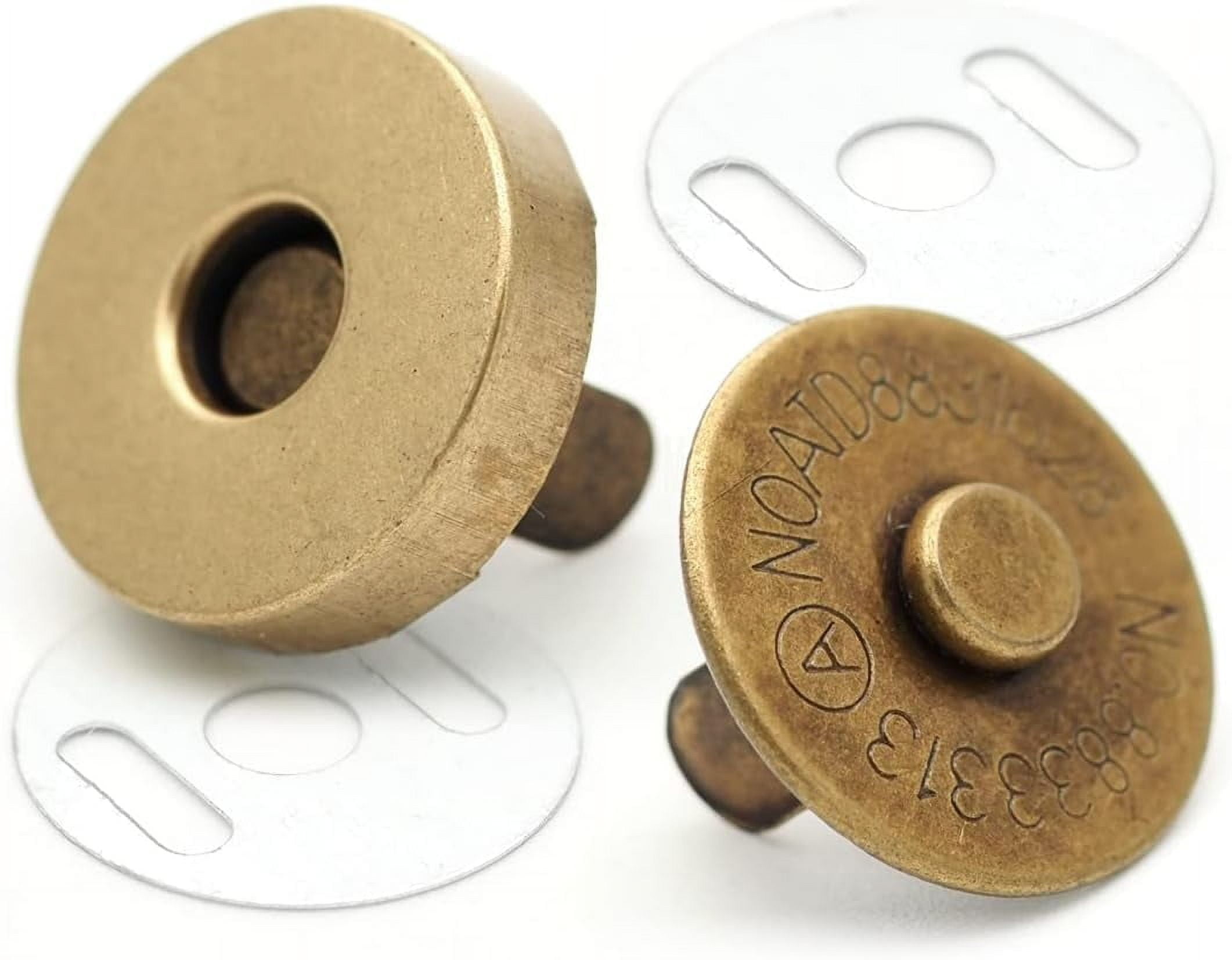 Magnetic Snap Buttons Strong Clasp for Purse Sewing Handbags Closures ...