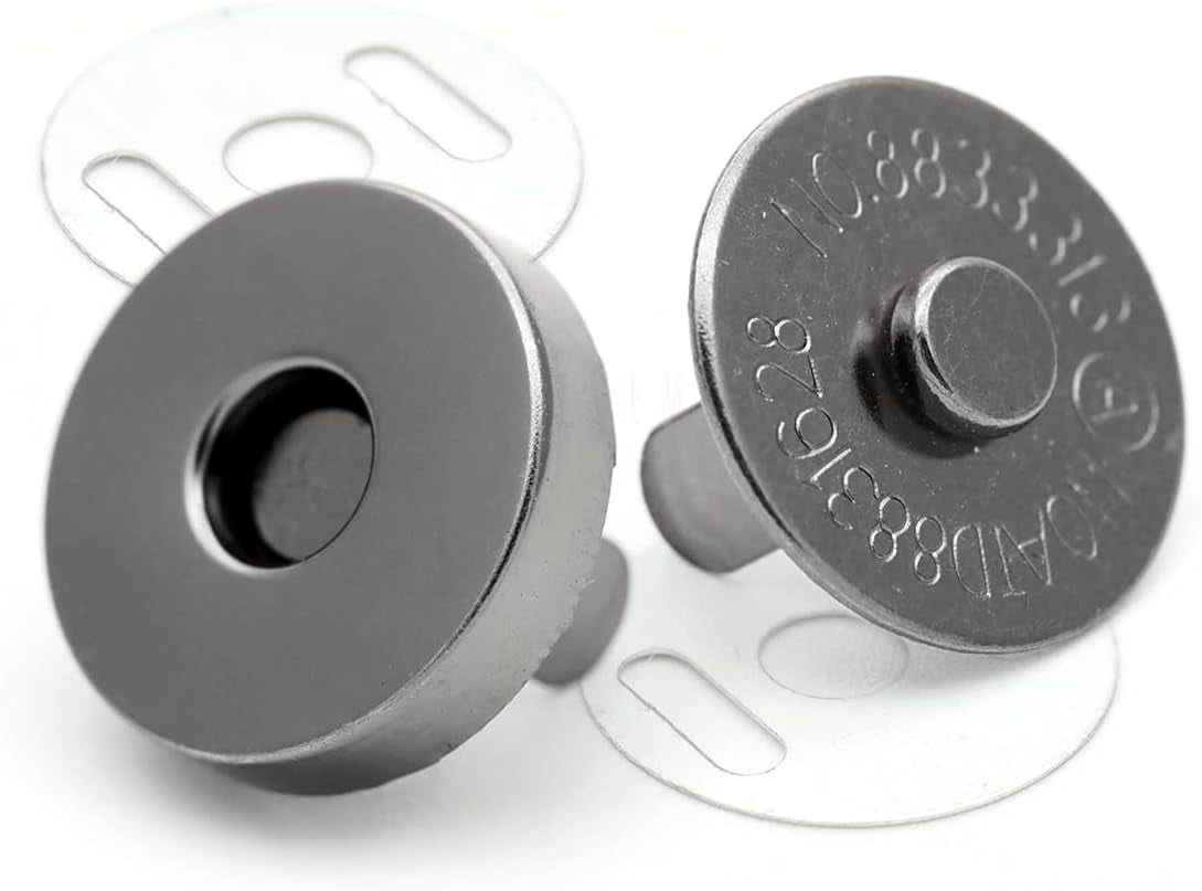 Magnetic Snap Buttons Strong Clasp for Purse Sewing Handbags Closures ...