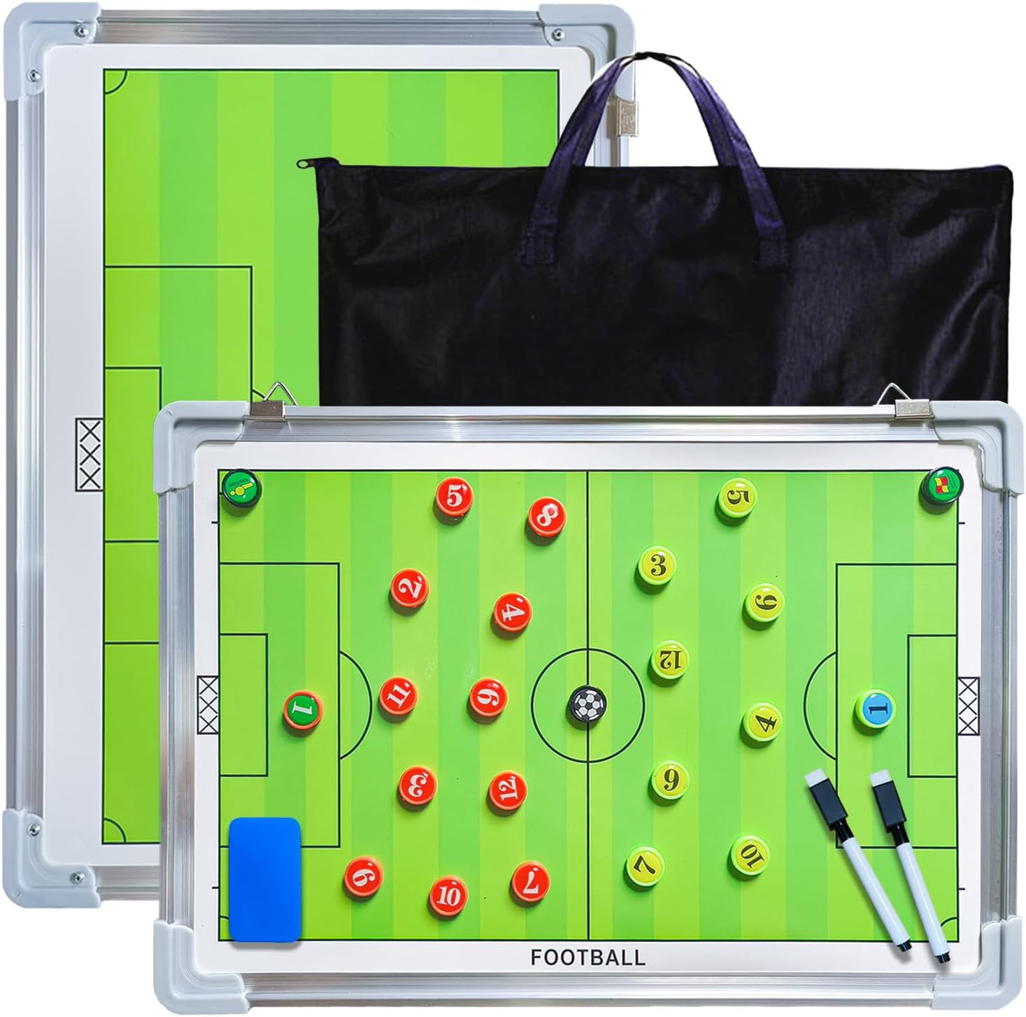 Magnetic Soccer Coaching Tactics Board, Portable Clipboard for Coaches ...