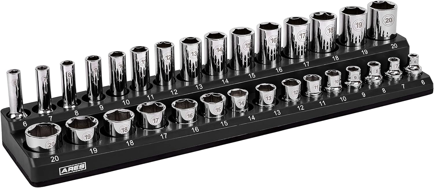 Magnetic Socket Organizers - Metric and SAE Set and in in in Socket ...