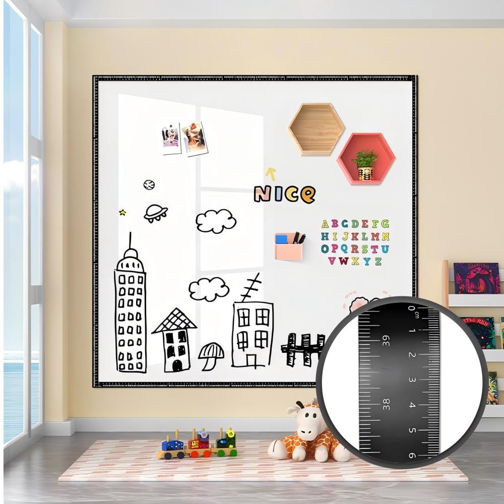 Magnetic Soft Rubber Frame Ruler Set - Versatile Measurement Tool ...