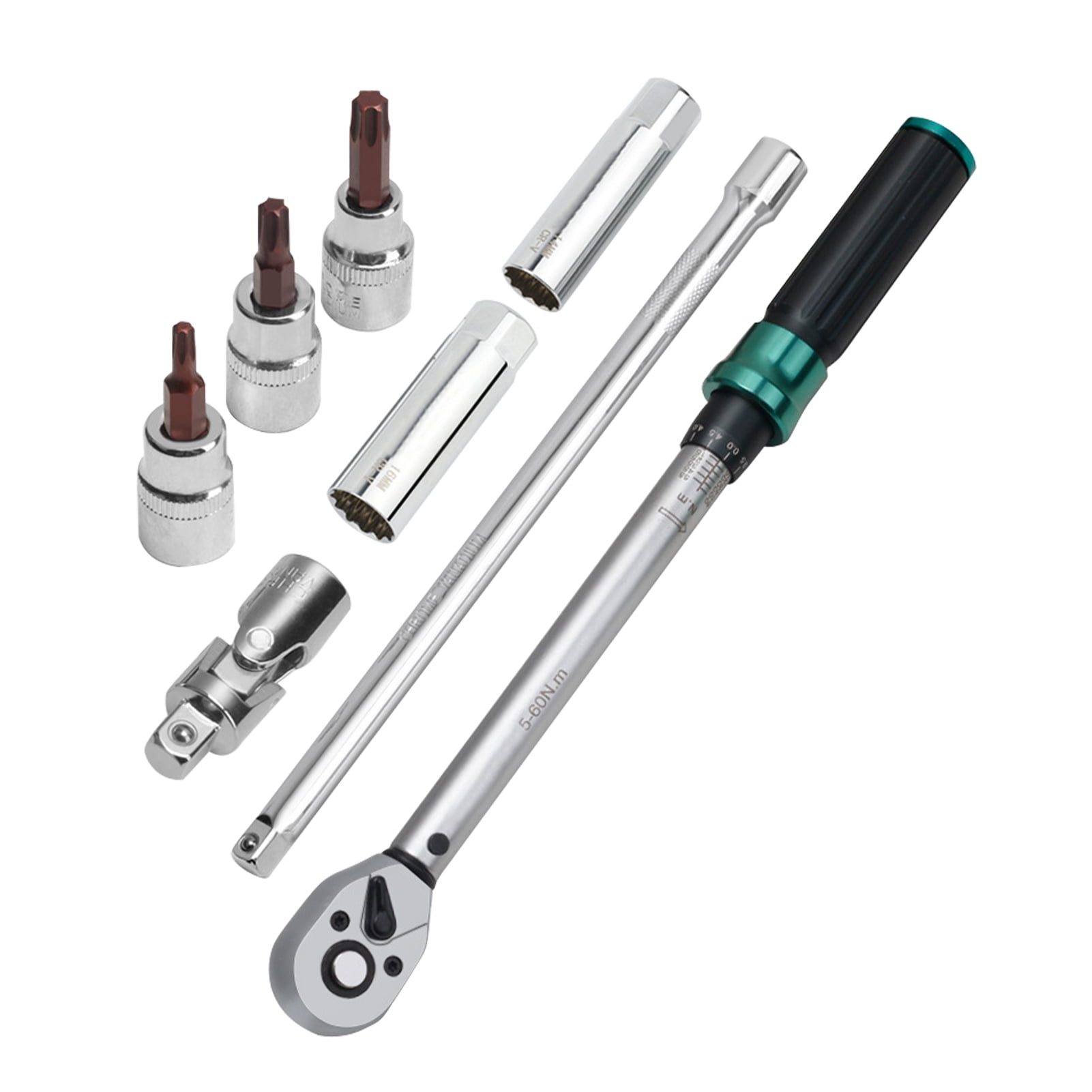 Magnetic Spark Plug Socket Set, Drive Torque Wrench Kit, 3 8 Inch Drive ...