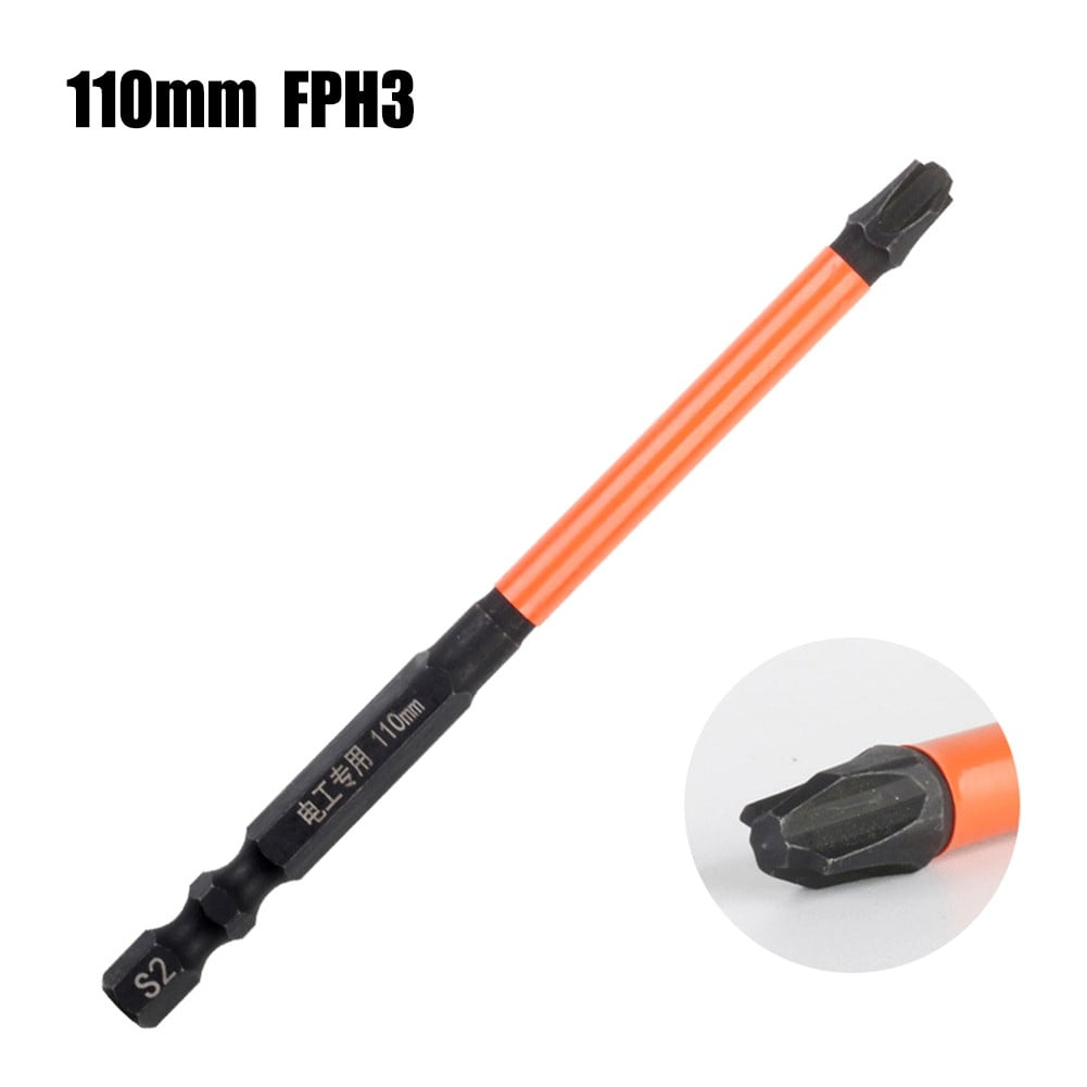 Magnetic Special Slotted Cross Screwdriver Bit For Electrician Ph1 Ph2 ...