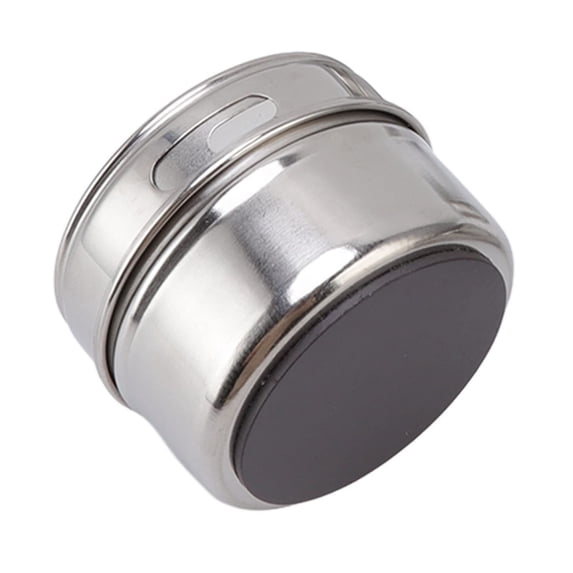 Magnetic Spice Jars Rack - Stainless Steel Spice Containers - Airtight ...