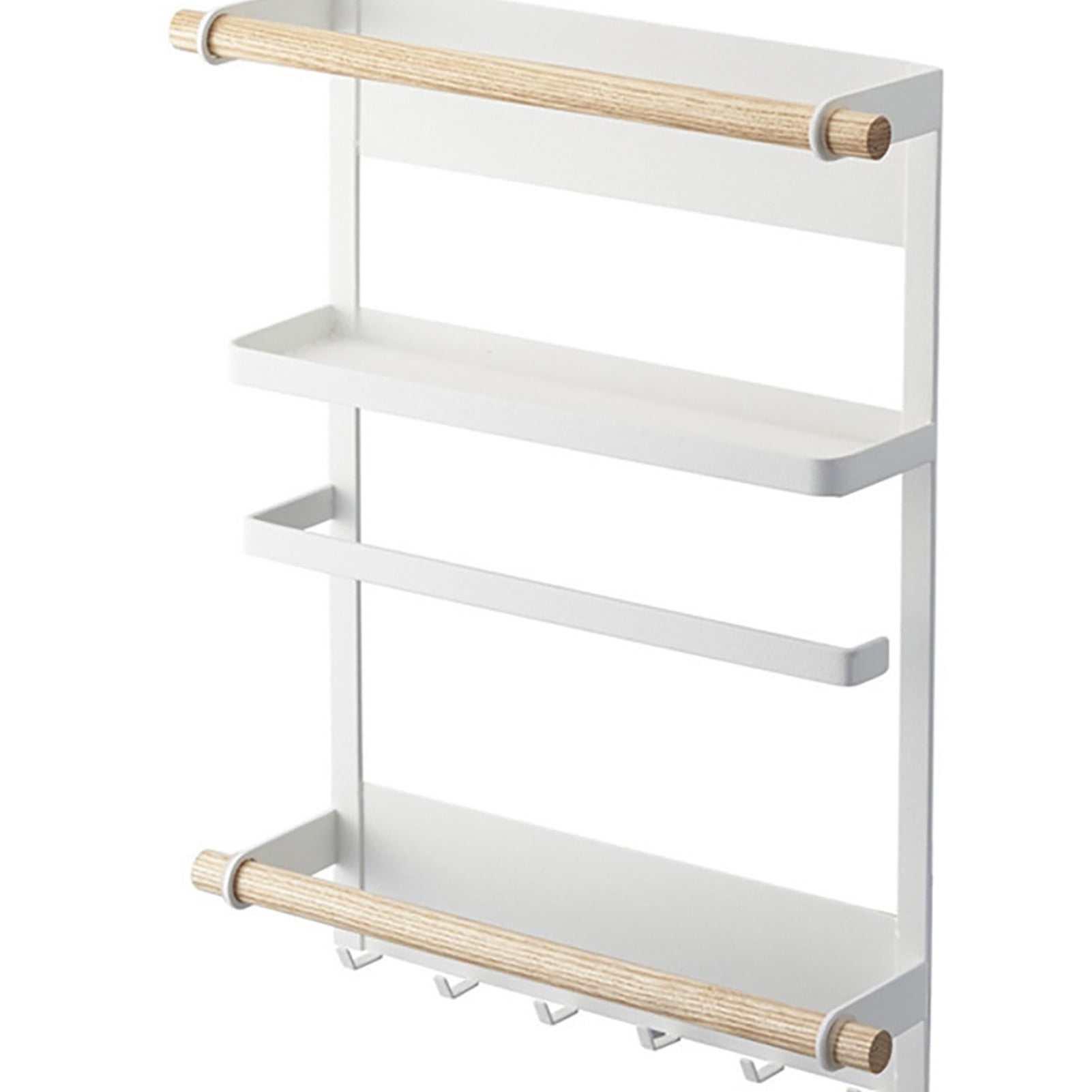 Magnetic Spice Rack,Kitchen Refrigerator Magnetic Shelf Simple Iron ...