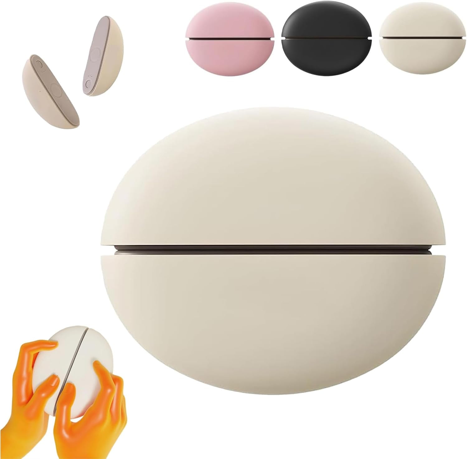 Magnetic Split Mini Hand Warmer,3-Temp Smart Control & 3-Second Instant ...