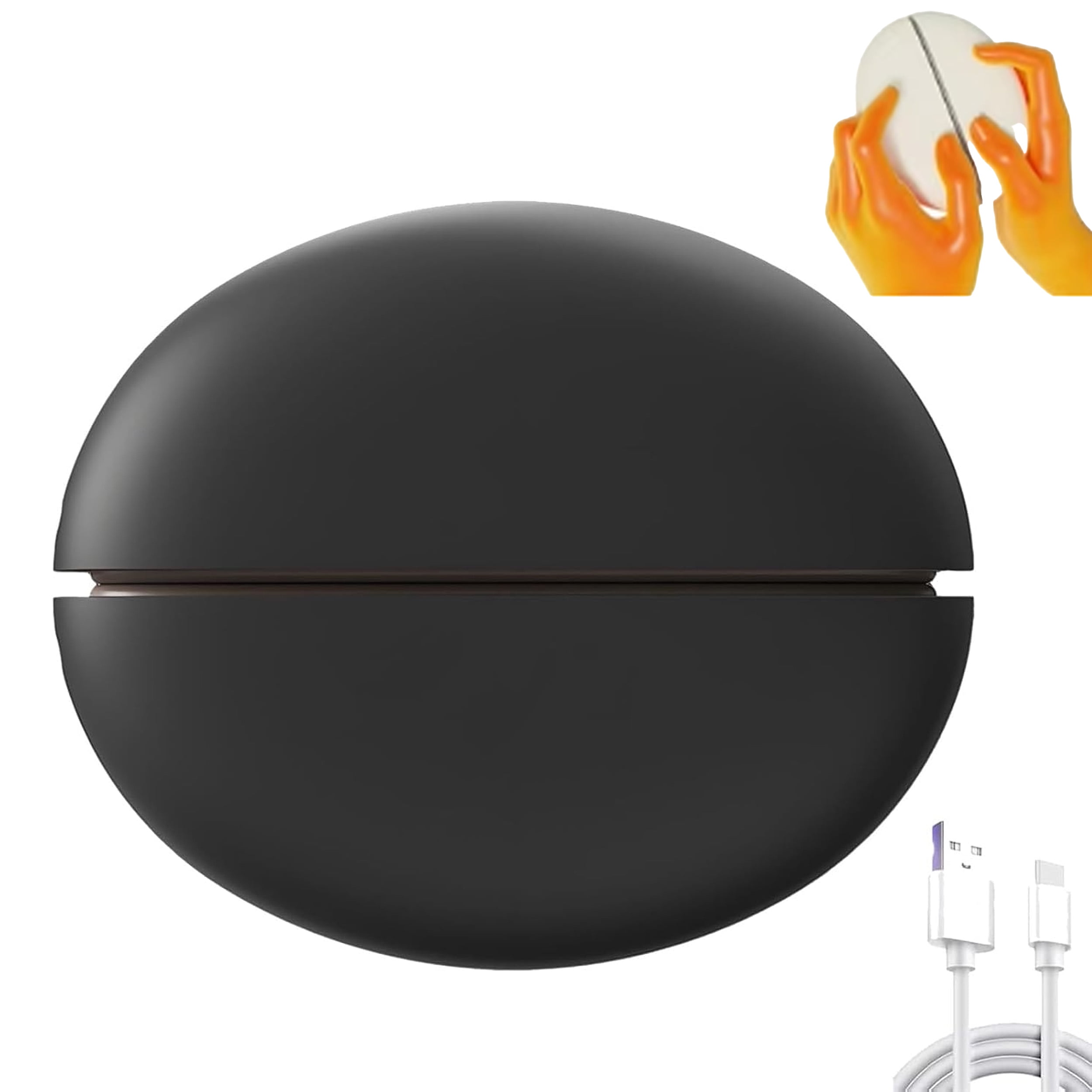 Magnetic Split Mini Hand Warmer, Portable Heater Pocket Size ...