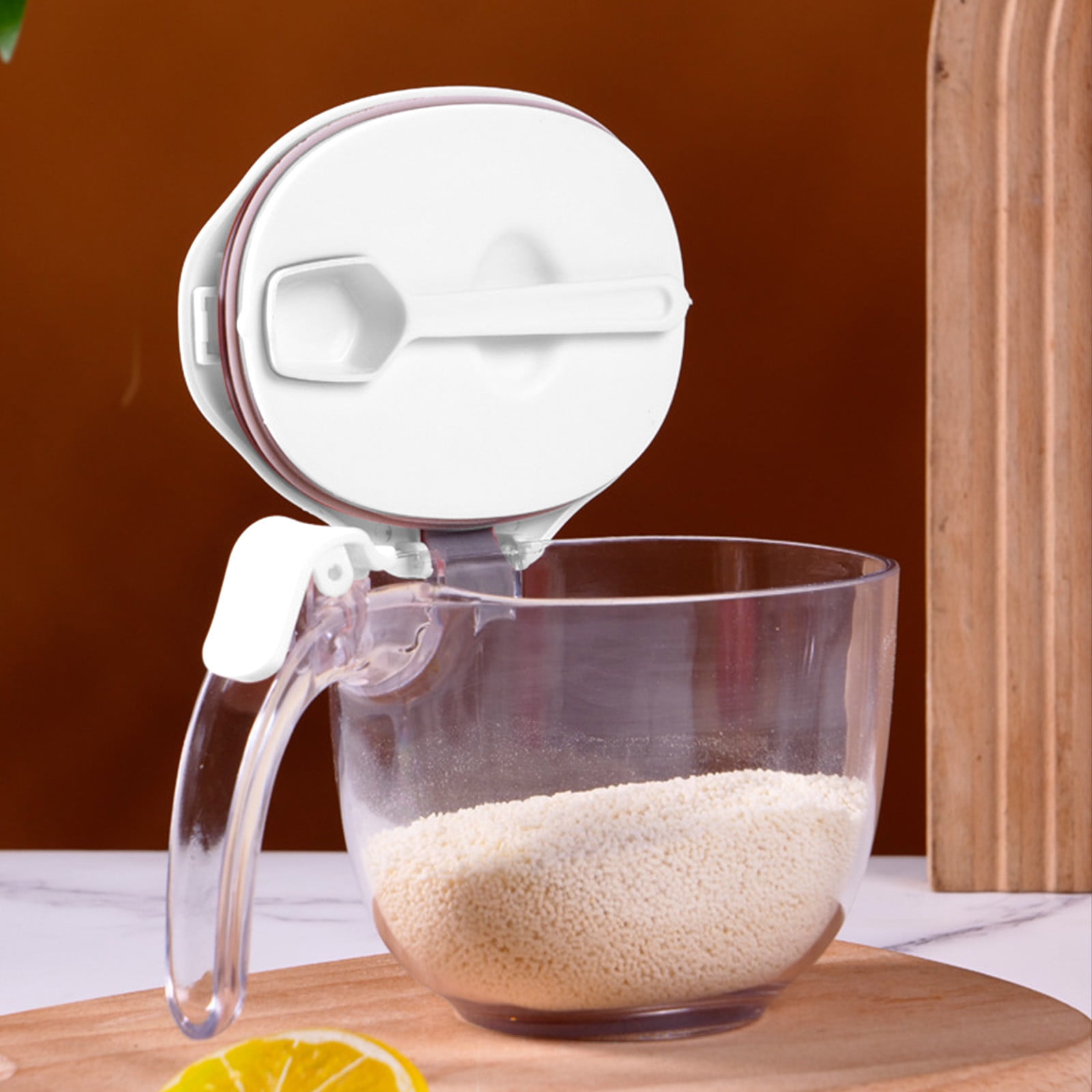 Magnetic Spoon Seasoning Bottle, Stainless Steel Jar, Spill-proof Lid ...