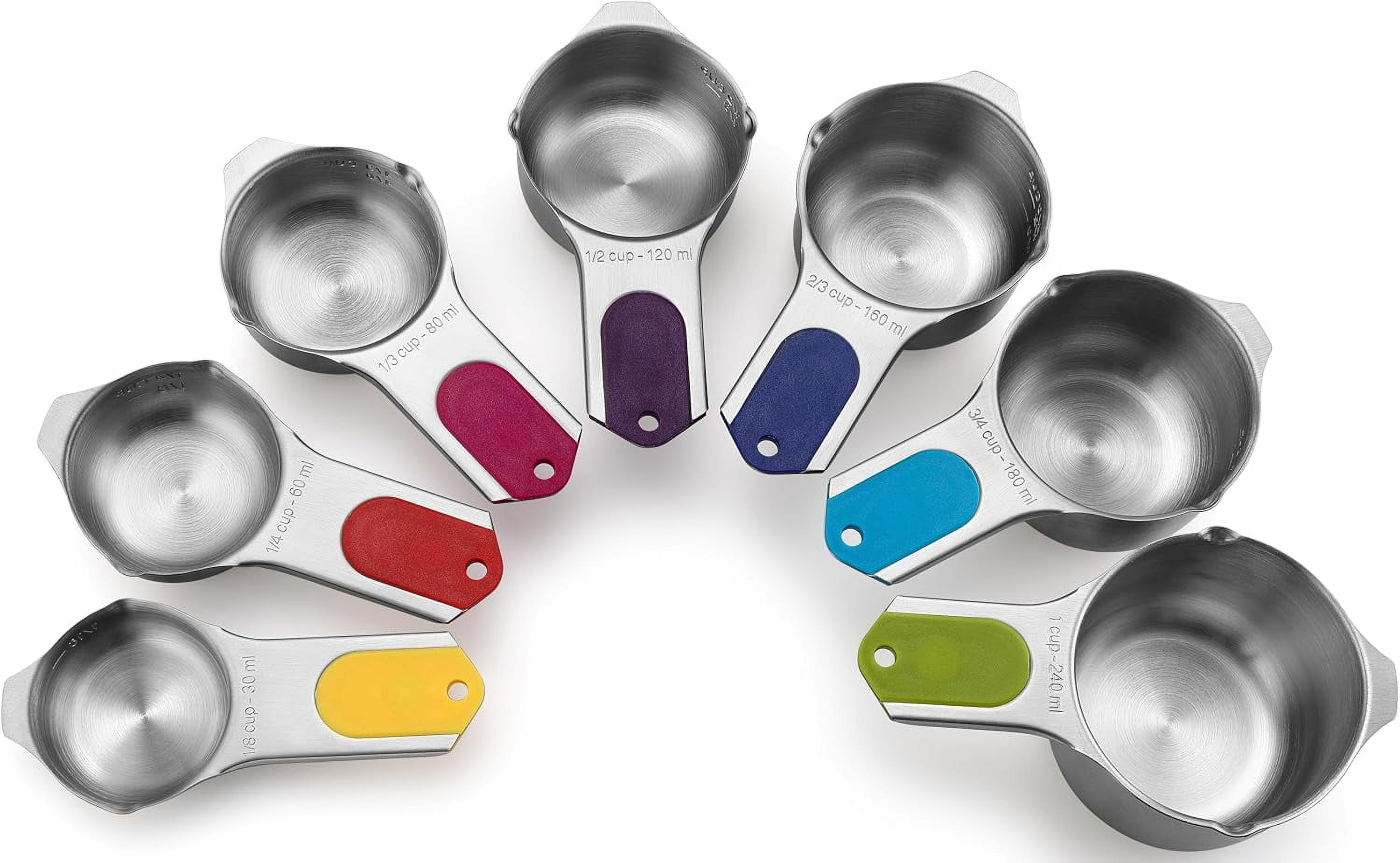 Magnetic Stainless Steel Measuring Cups (Patent Pending), Kitchen Tools ...
